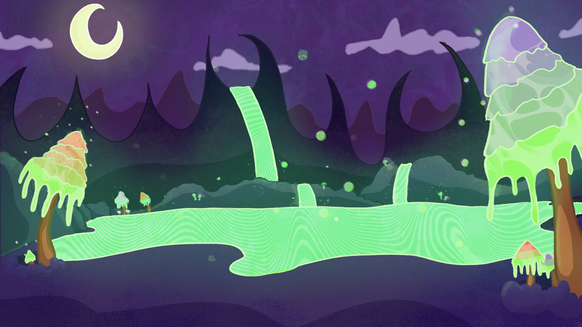 ArtStation - halloween pool