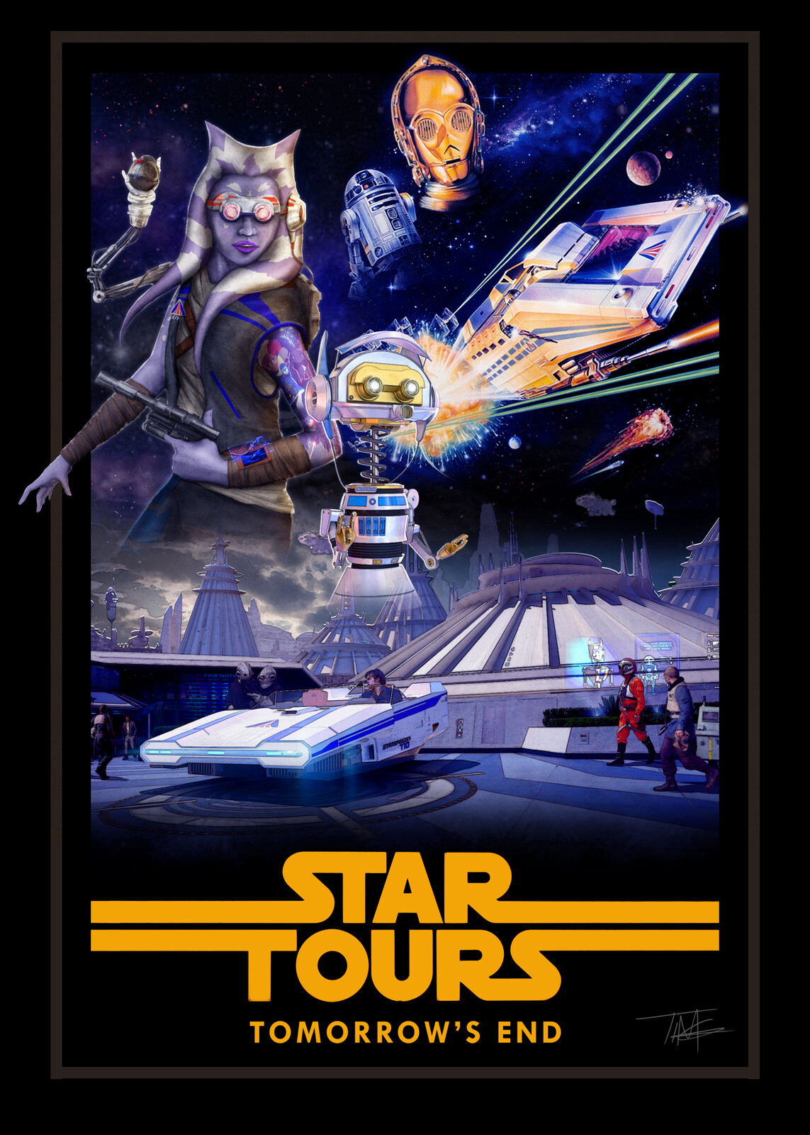 Timothy Garcia - Star Tours: Tomorrow's End Concept Poster