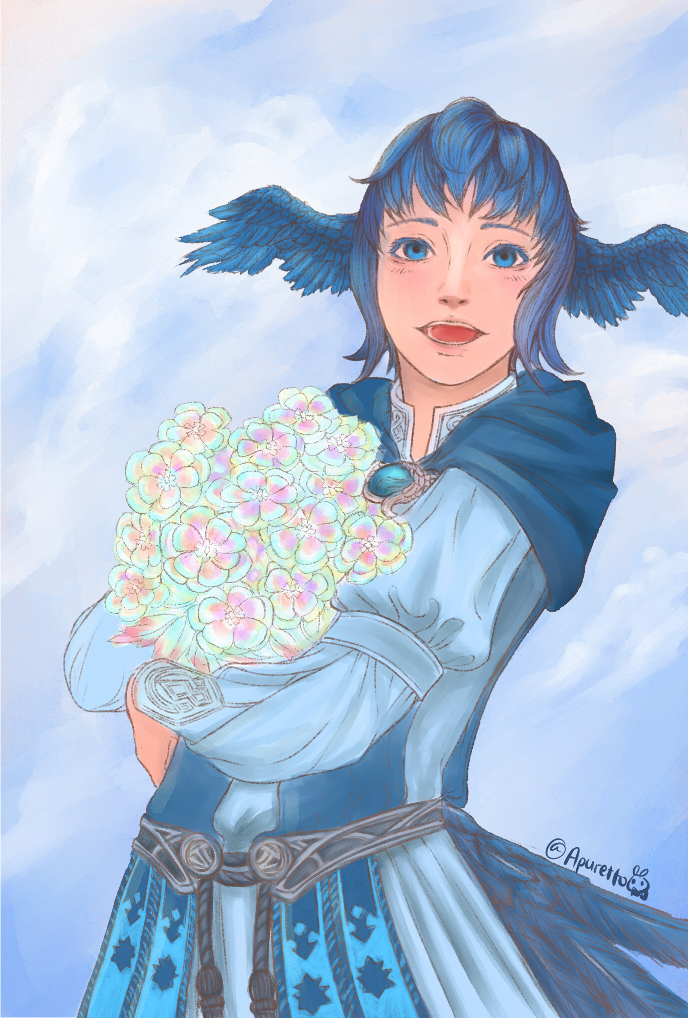 ArtStation - FF14 - Endwalker (Meteion)