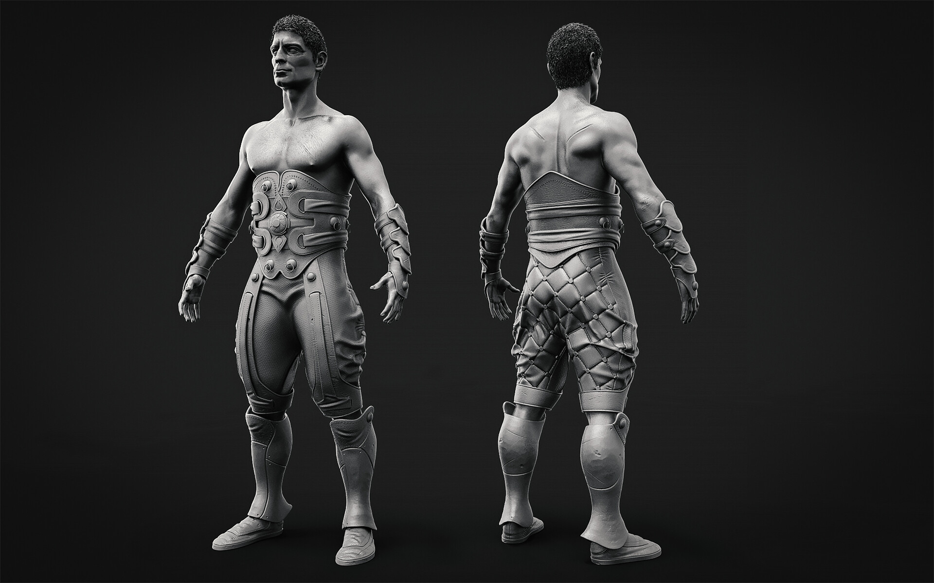 ArtStation - Gladiator_clay