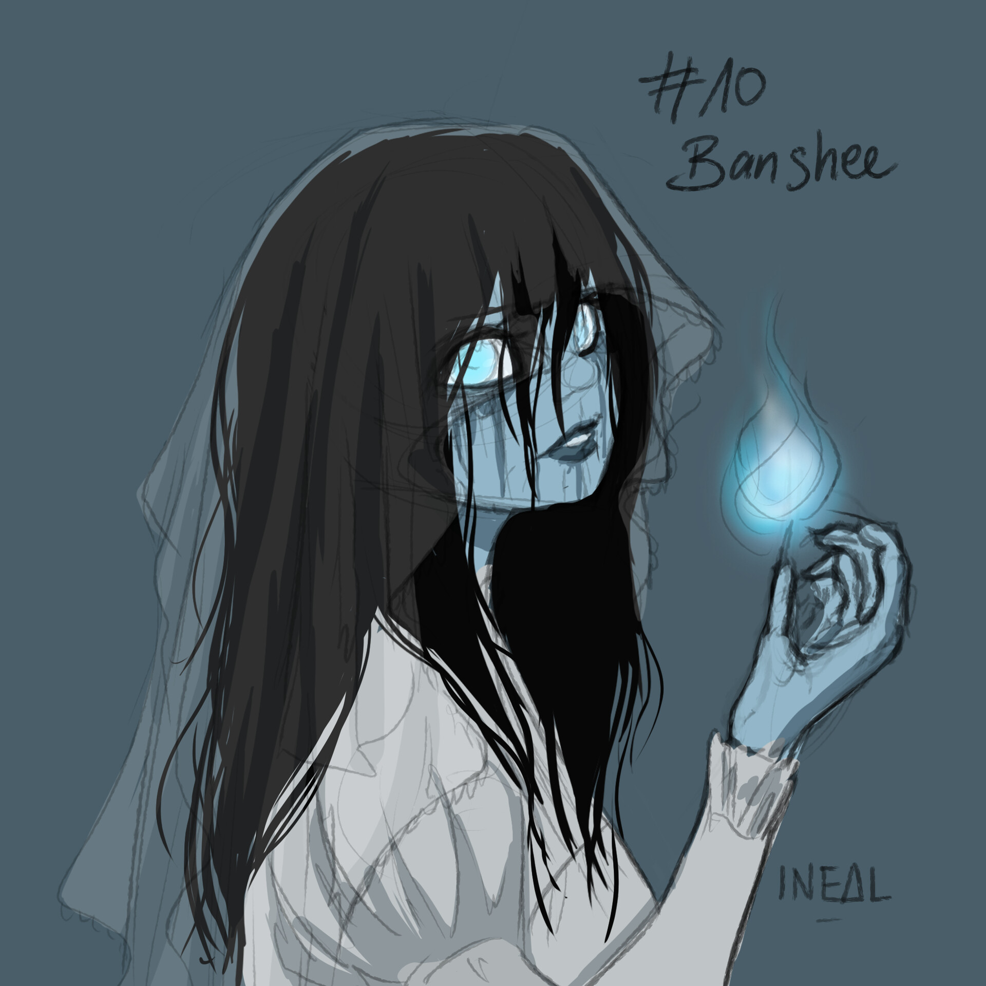 Aline Fournier - Monster Girls (Not-Inktober 2020)