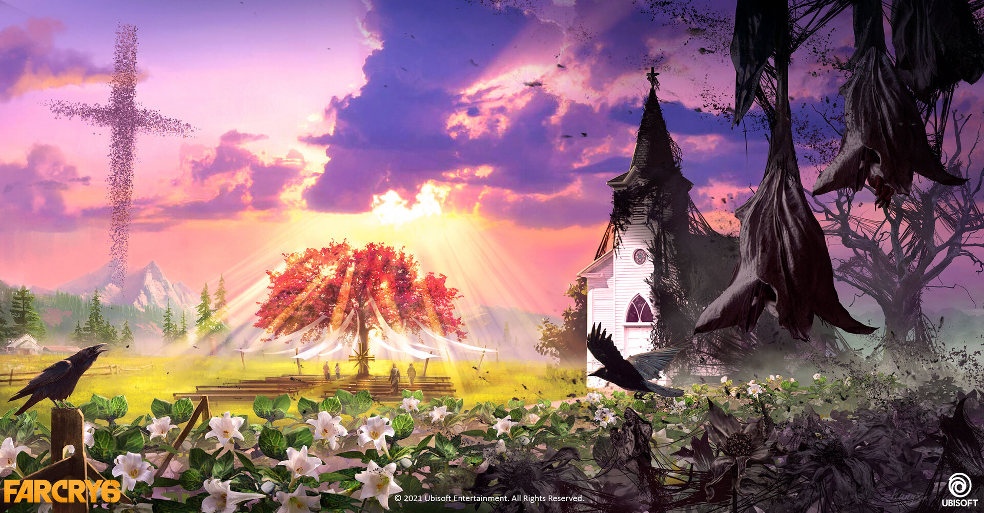 Xu Zhang - Far Cry 6 DLC Joseph collapse concept art