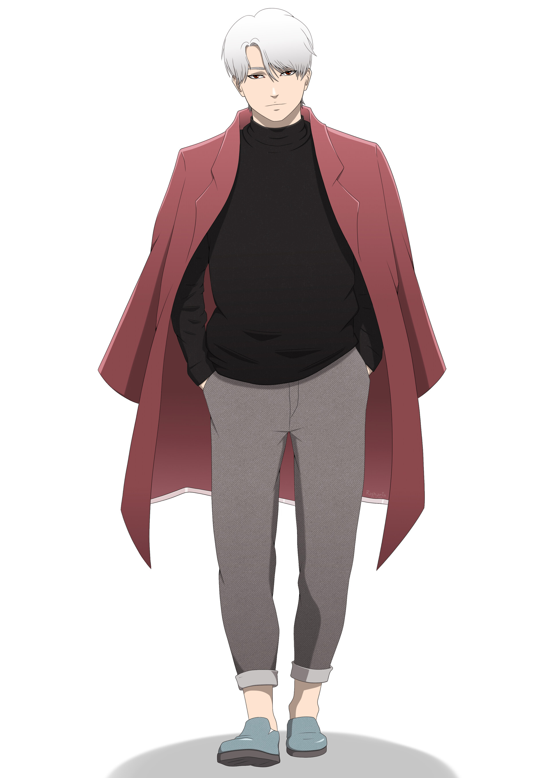 jacket drawing anime