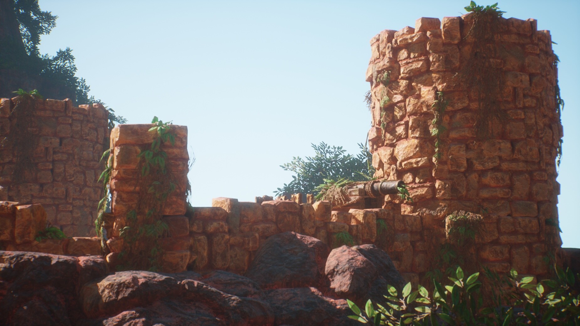 ArtStation - Lost Ruins Scene