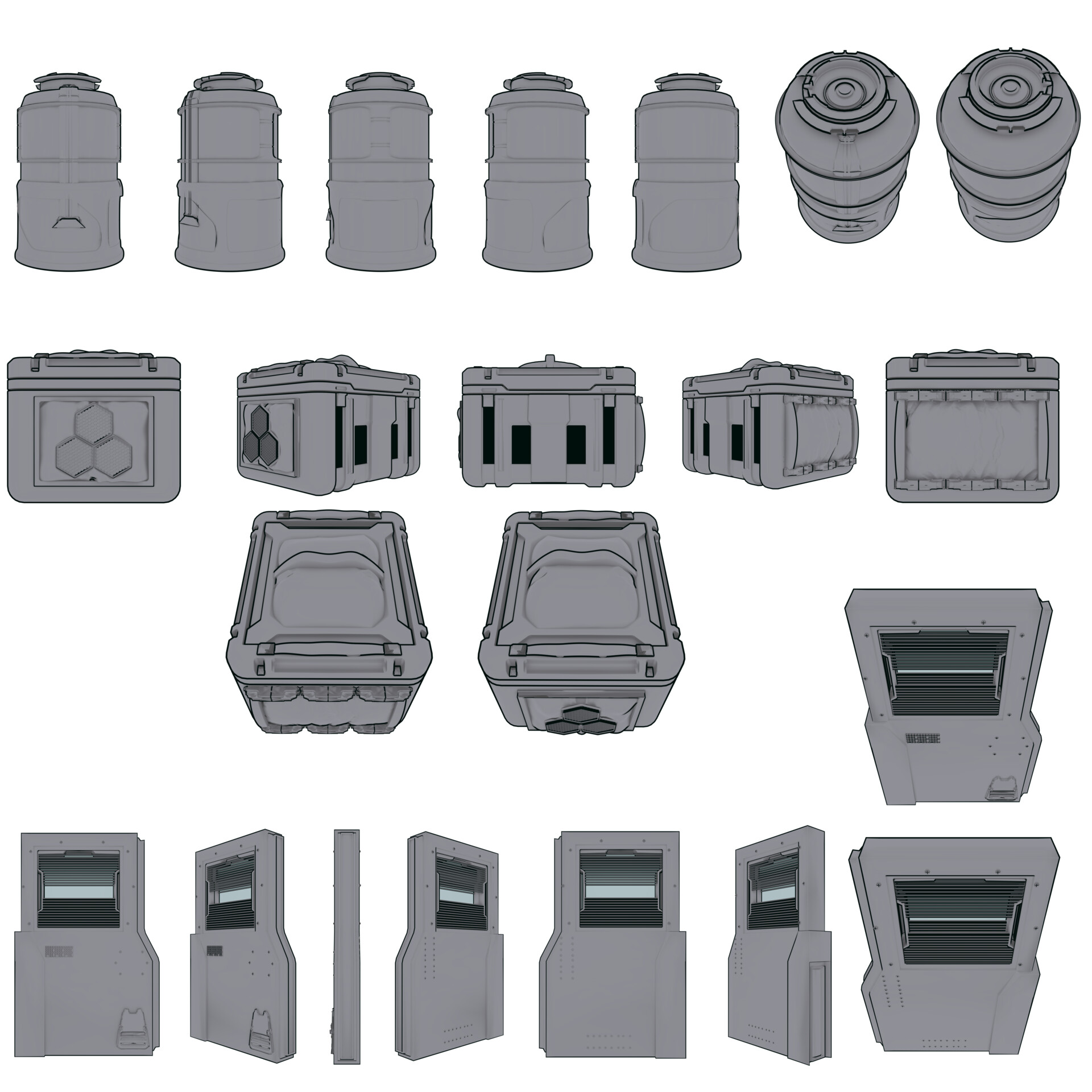 ArtStation - Game props