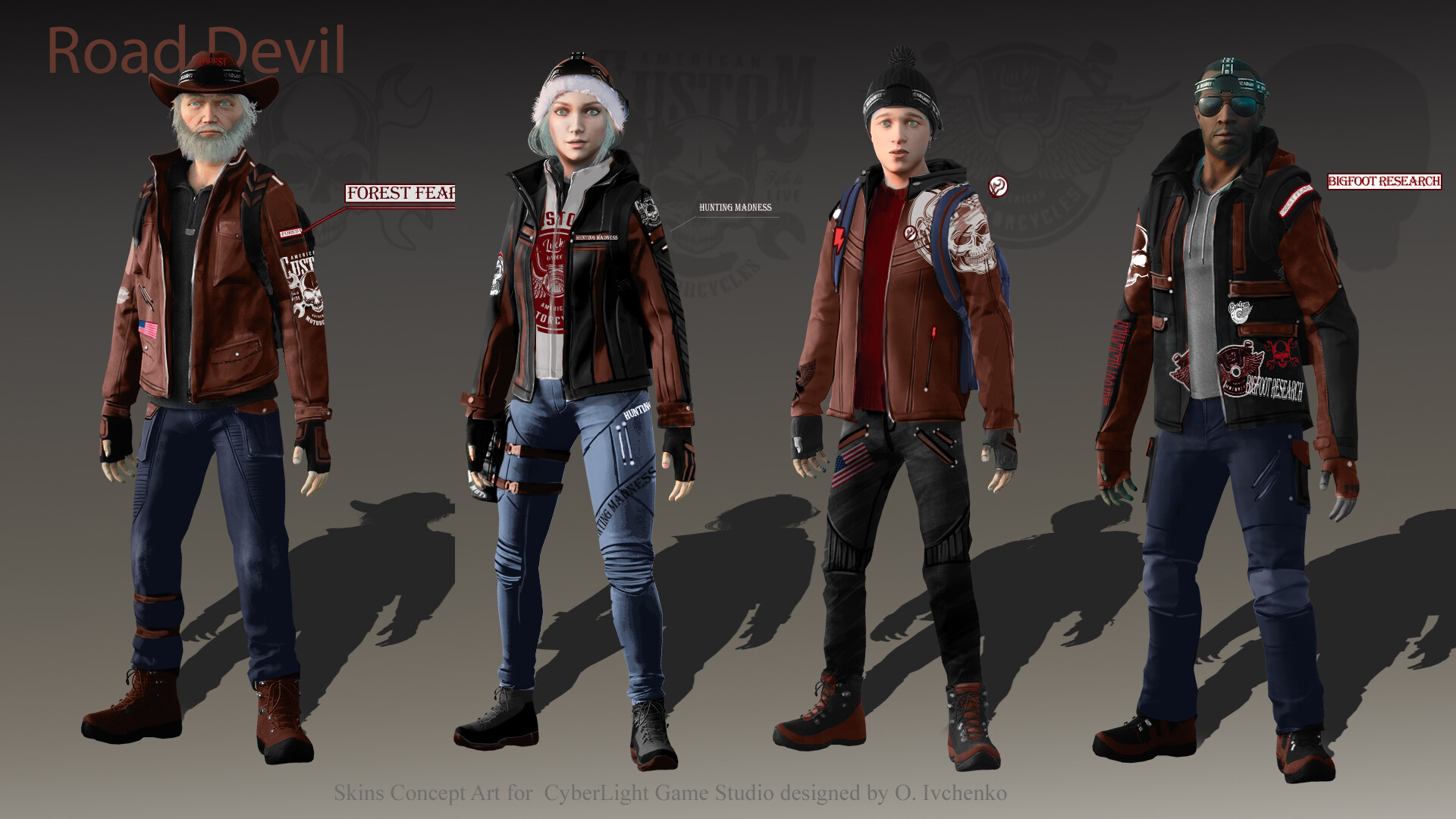 ArtStation - Skins Concept Art