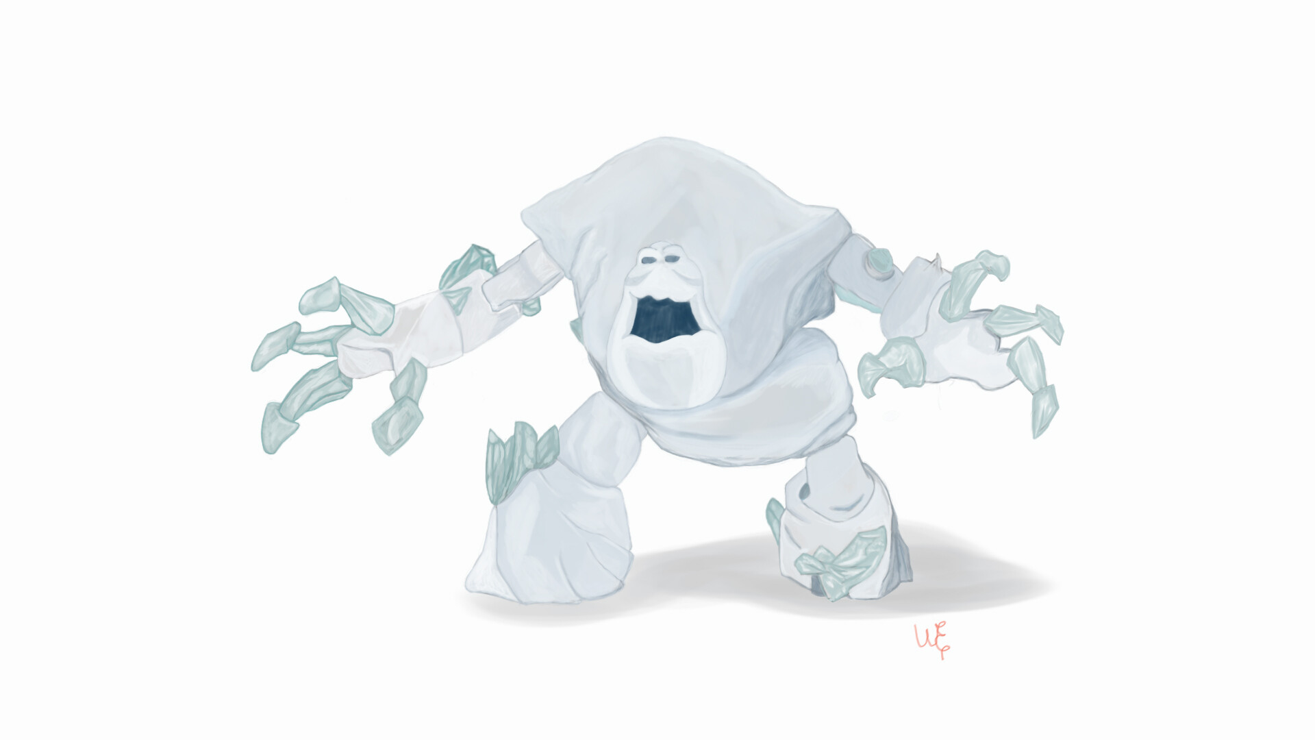 how to draw marshmallow from frozen