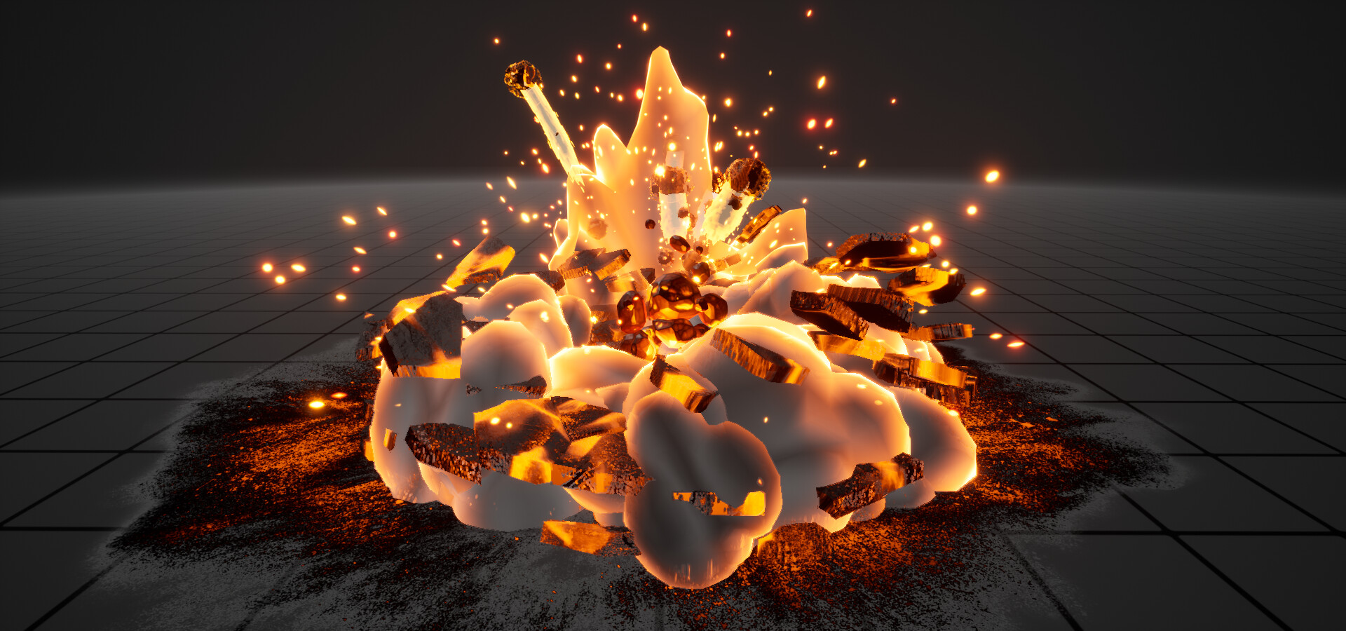 Arthur Saffo - Boulder Blast | Stylized AOE Explosion