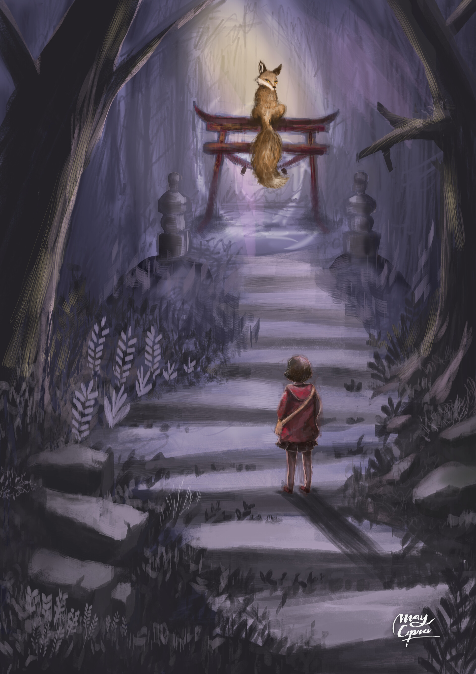 ArtStation - Japanese Forest