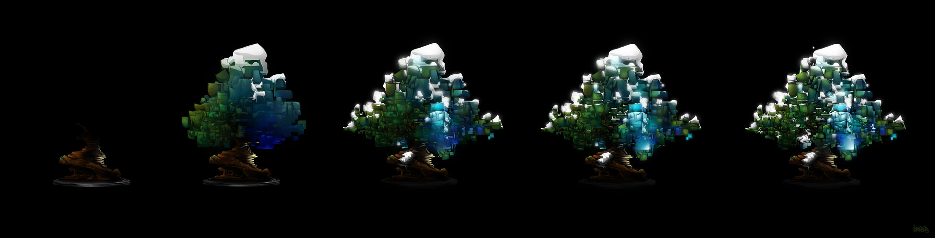 ArtStation - Snow Tree