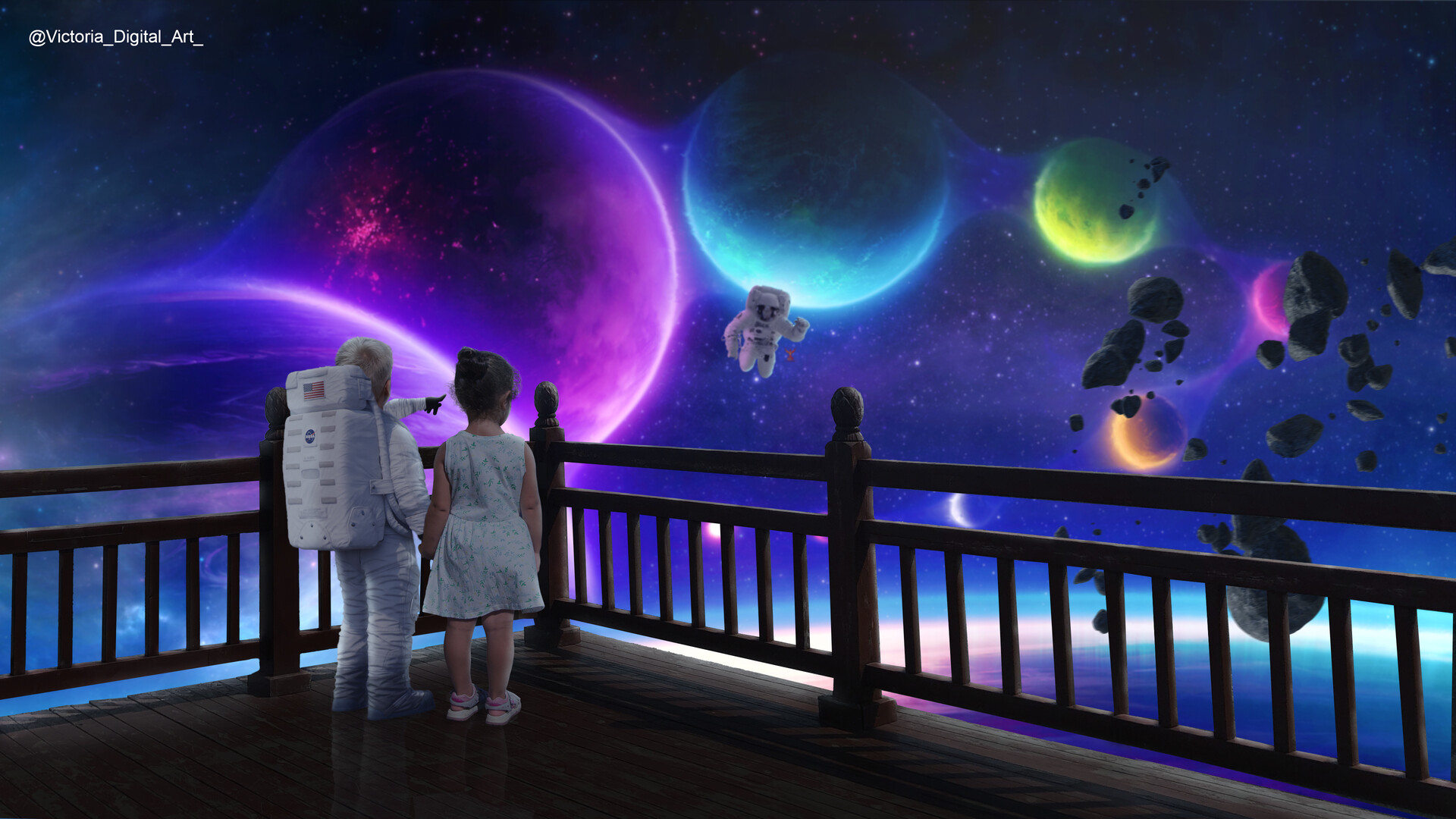 ArtStation - Kids galaxy