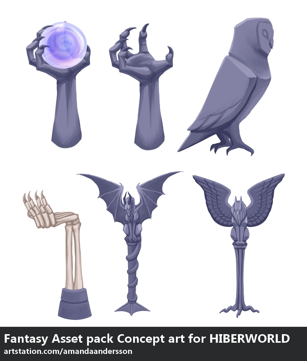 ArtStation - Fantasy Assets & props Concept art