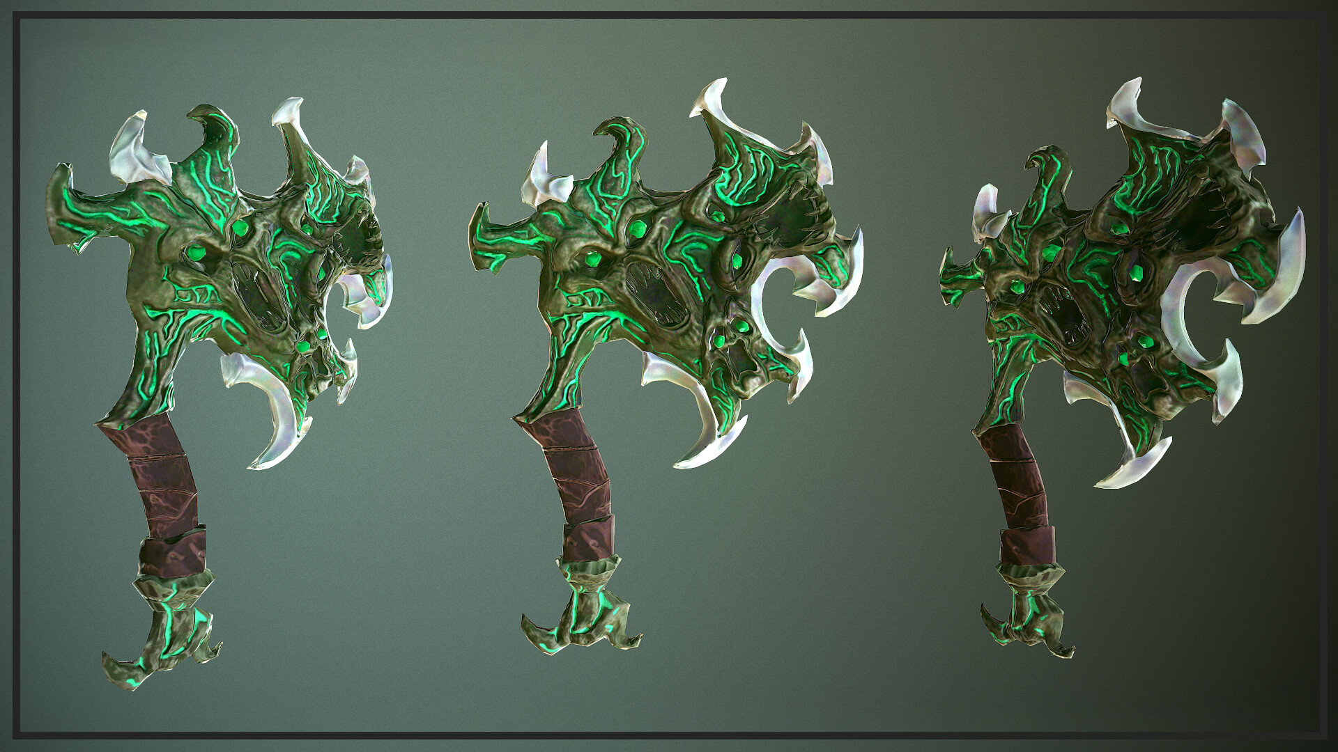 ArtStation - skull axe