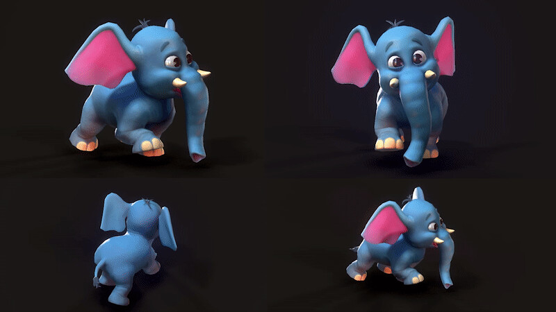 ArtStation - Baby Elephant