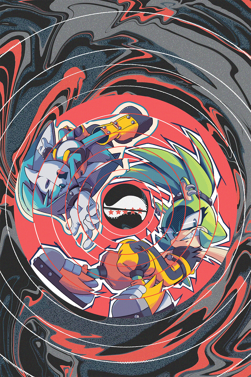 ArtStation - Sonic the Hedgehog: Imposter Syndrome #3 Variant Cover