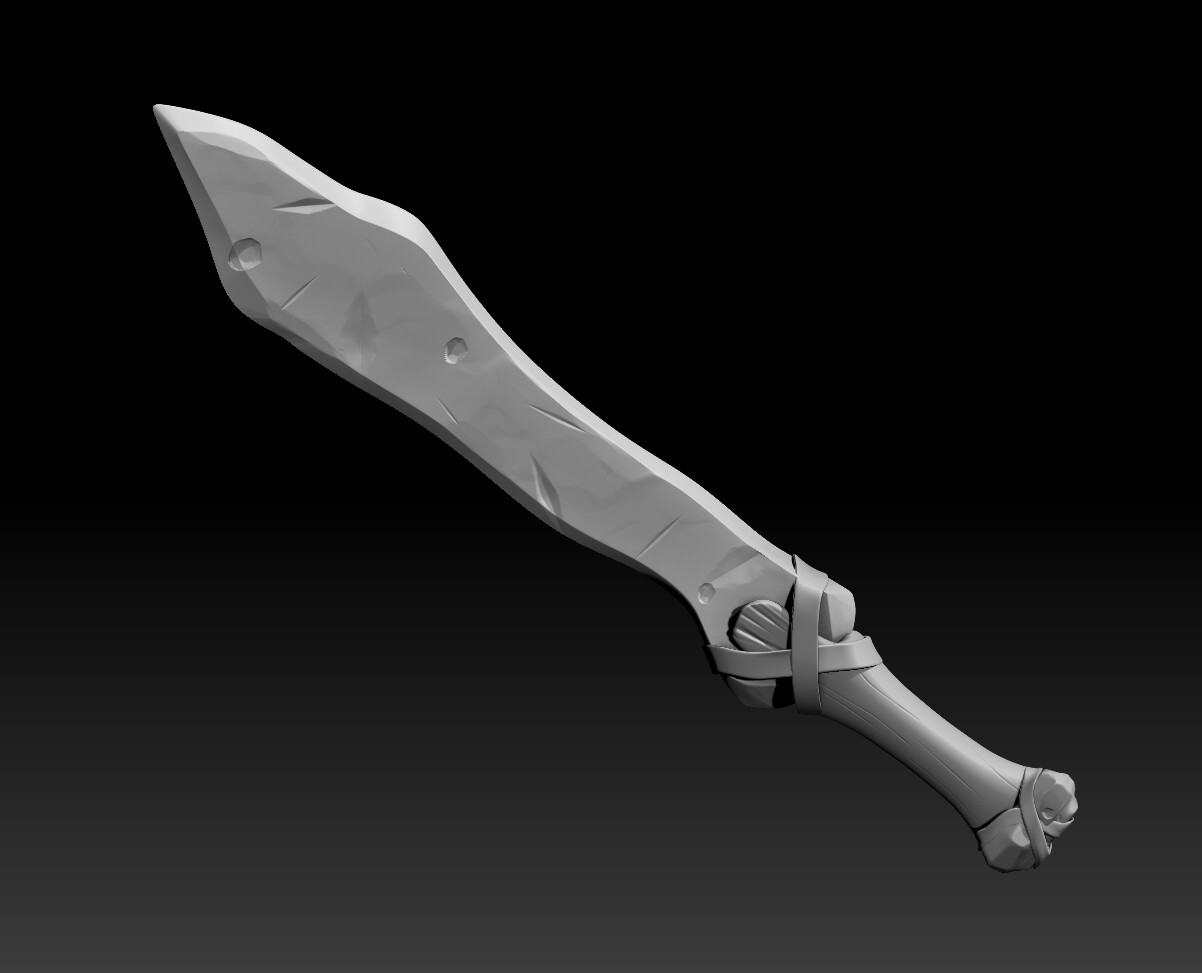 ArtStation - Stylized Sword (Game Asset)