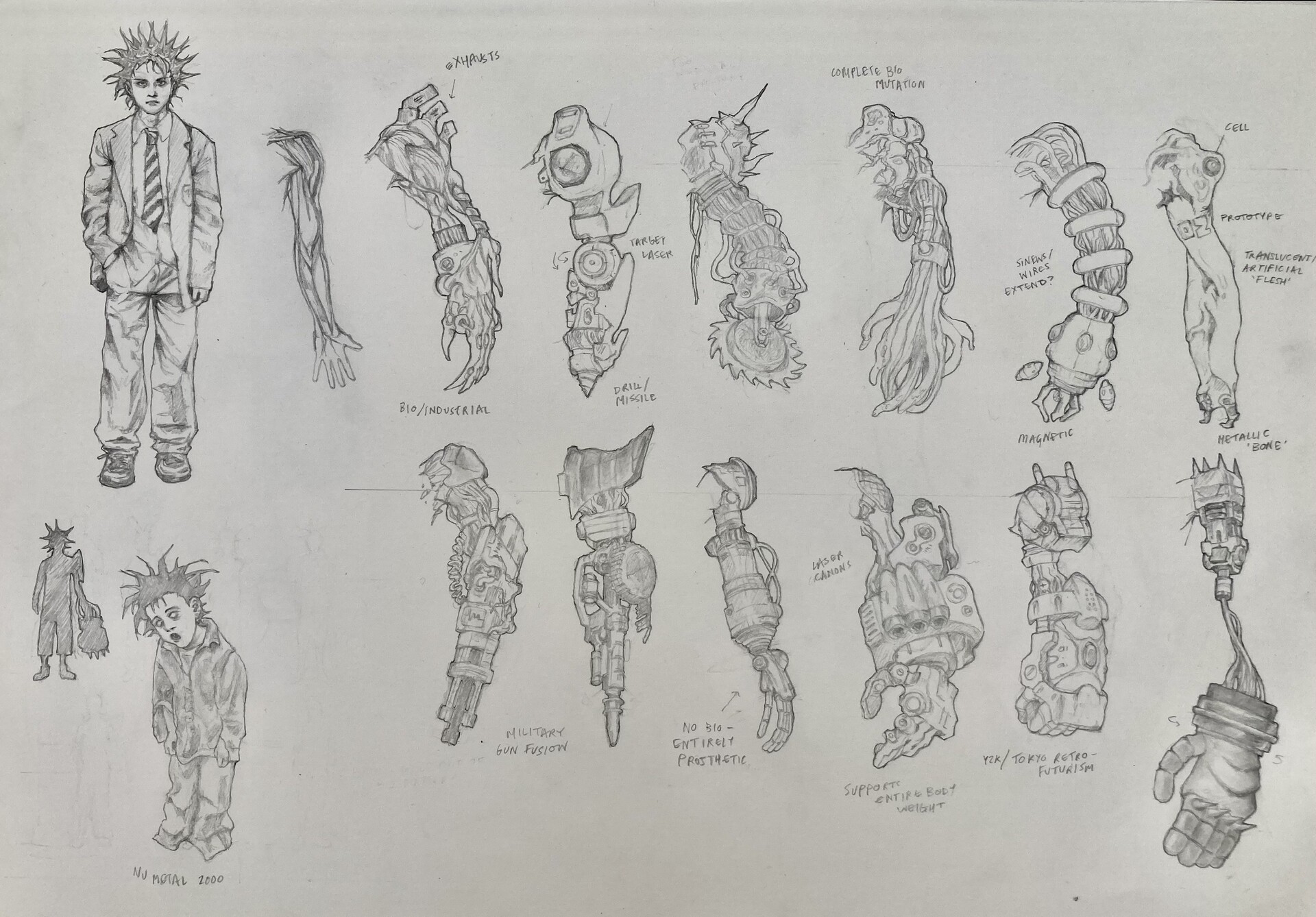 ArtStation - Arm design sheet