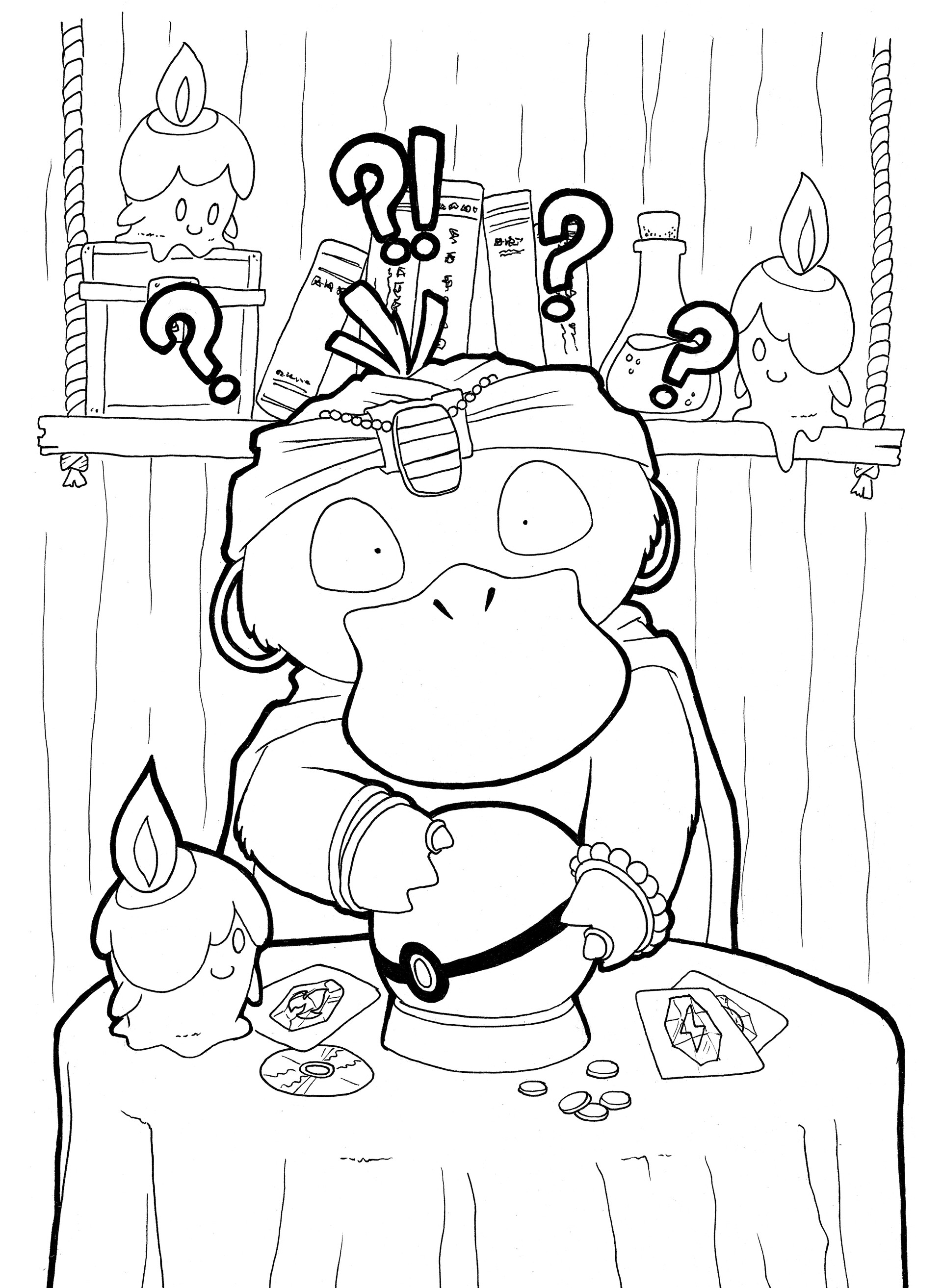 pokemon litwick coloring pages