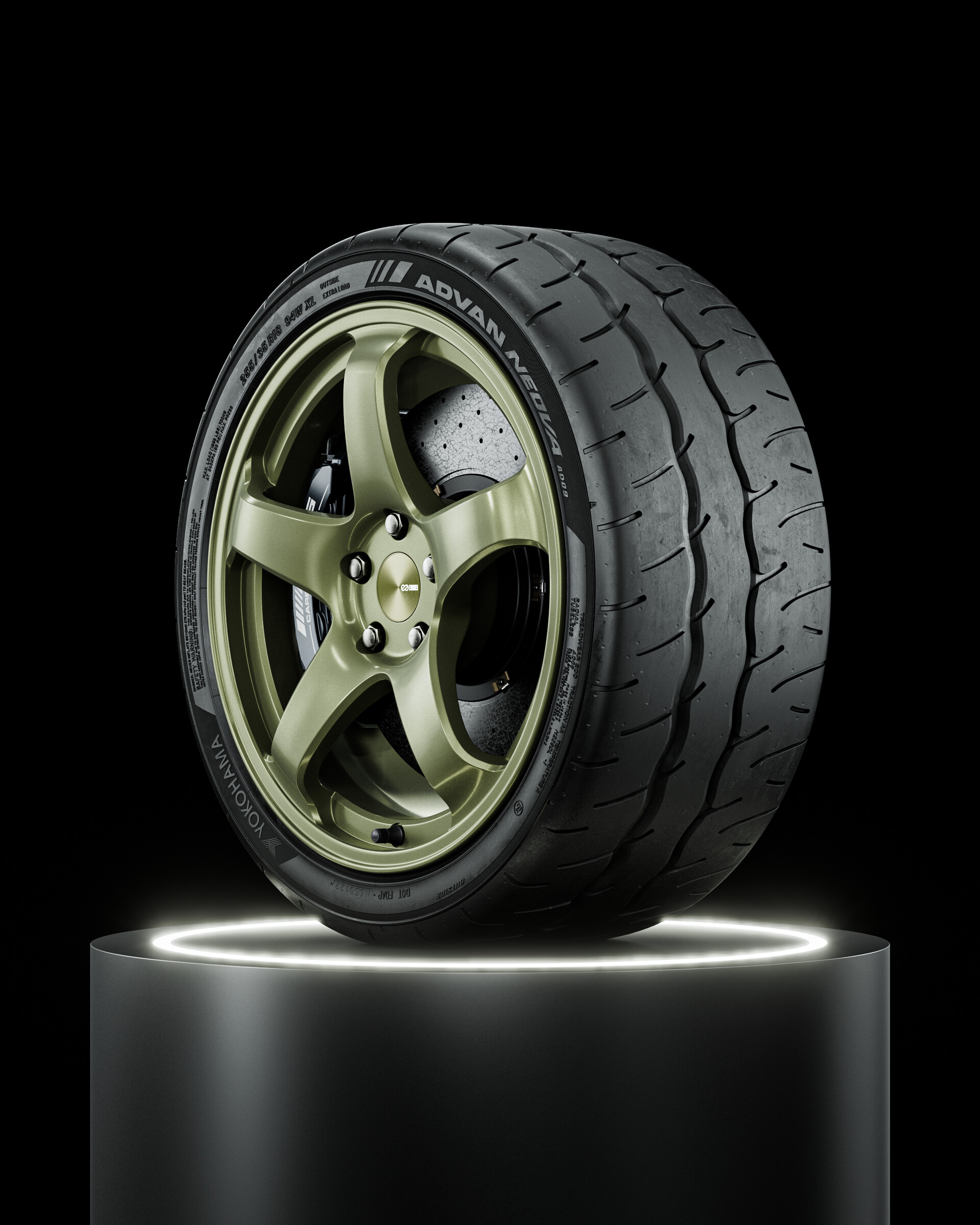 ArtStation - Yokohama Advan Neova AD9 255/35 R18 94W XL (Real World ...