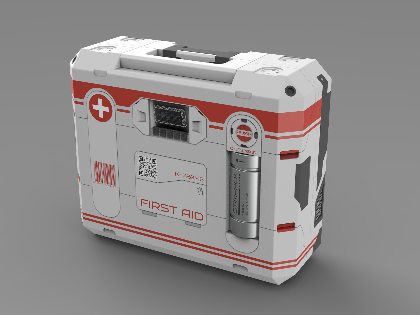 ArtStation - SciFi MedKit - Hard surface Prop