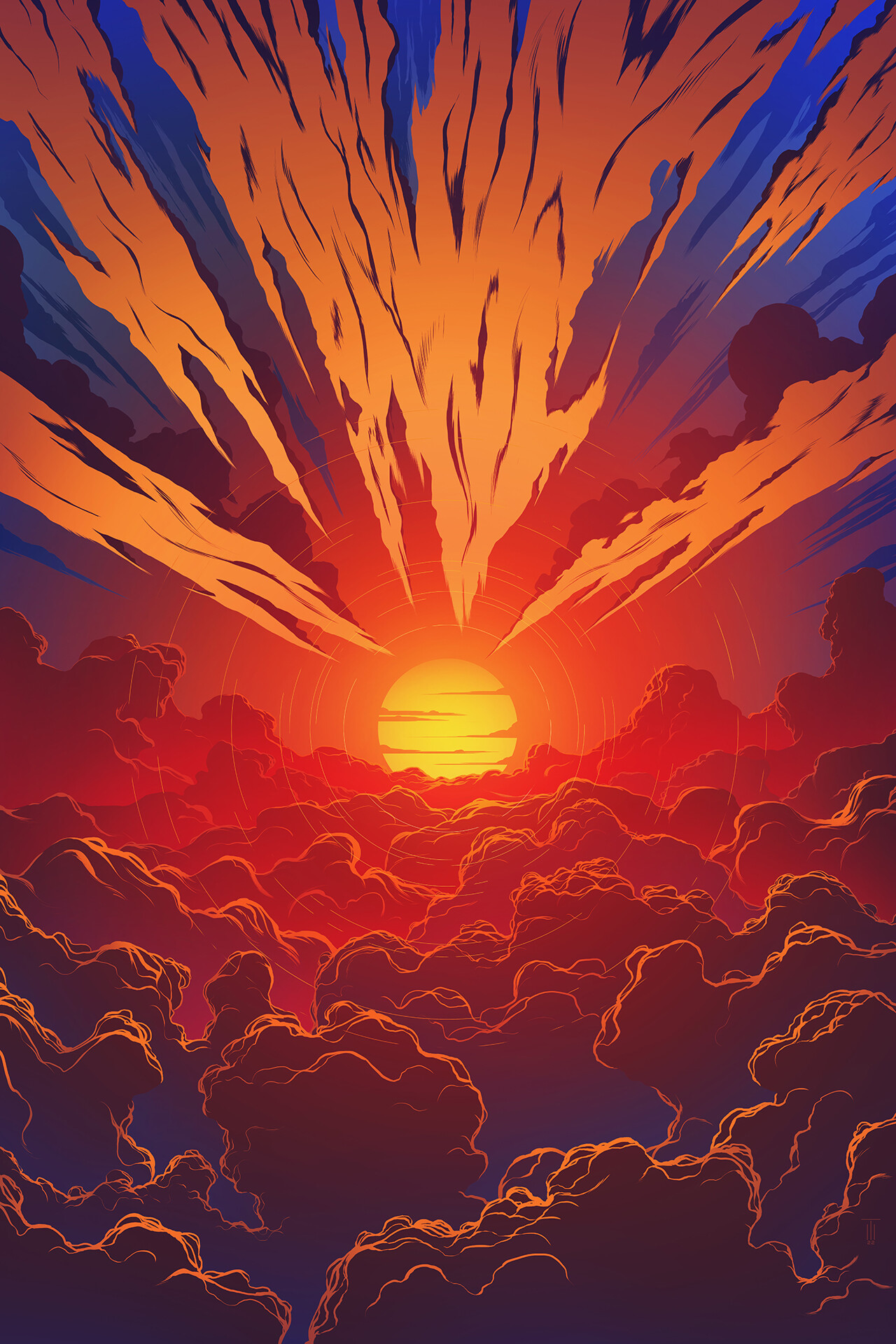 ArtStation - Set-Cloud Series 2 + Timelapse (Print Available)