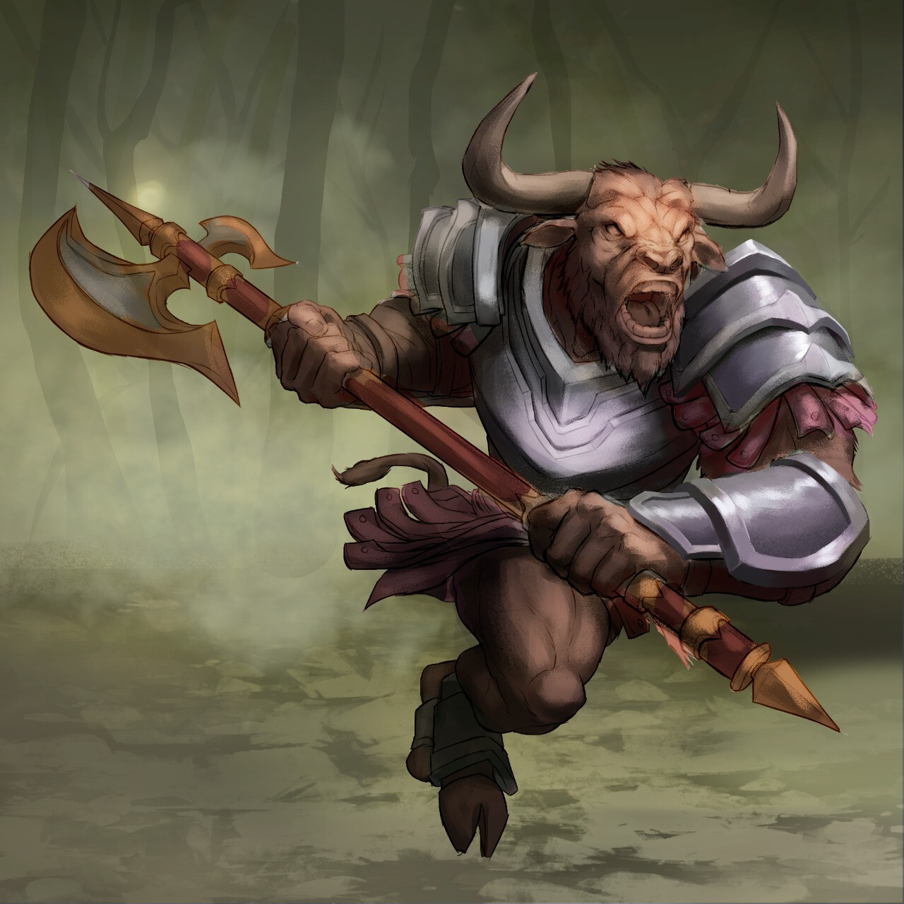 Minotaur Warrior Art