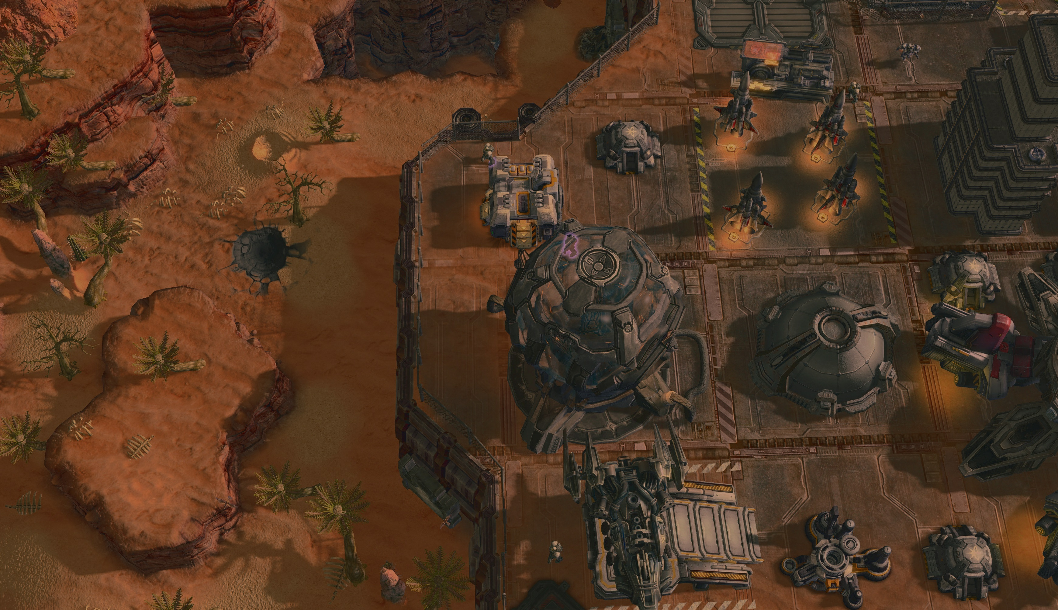 Mark Mocherad 🌀 - StarCraft II «Base in Wasteland» Fan Art