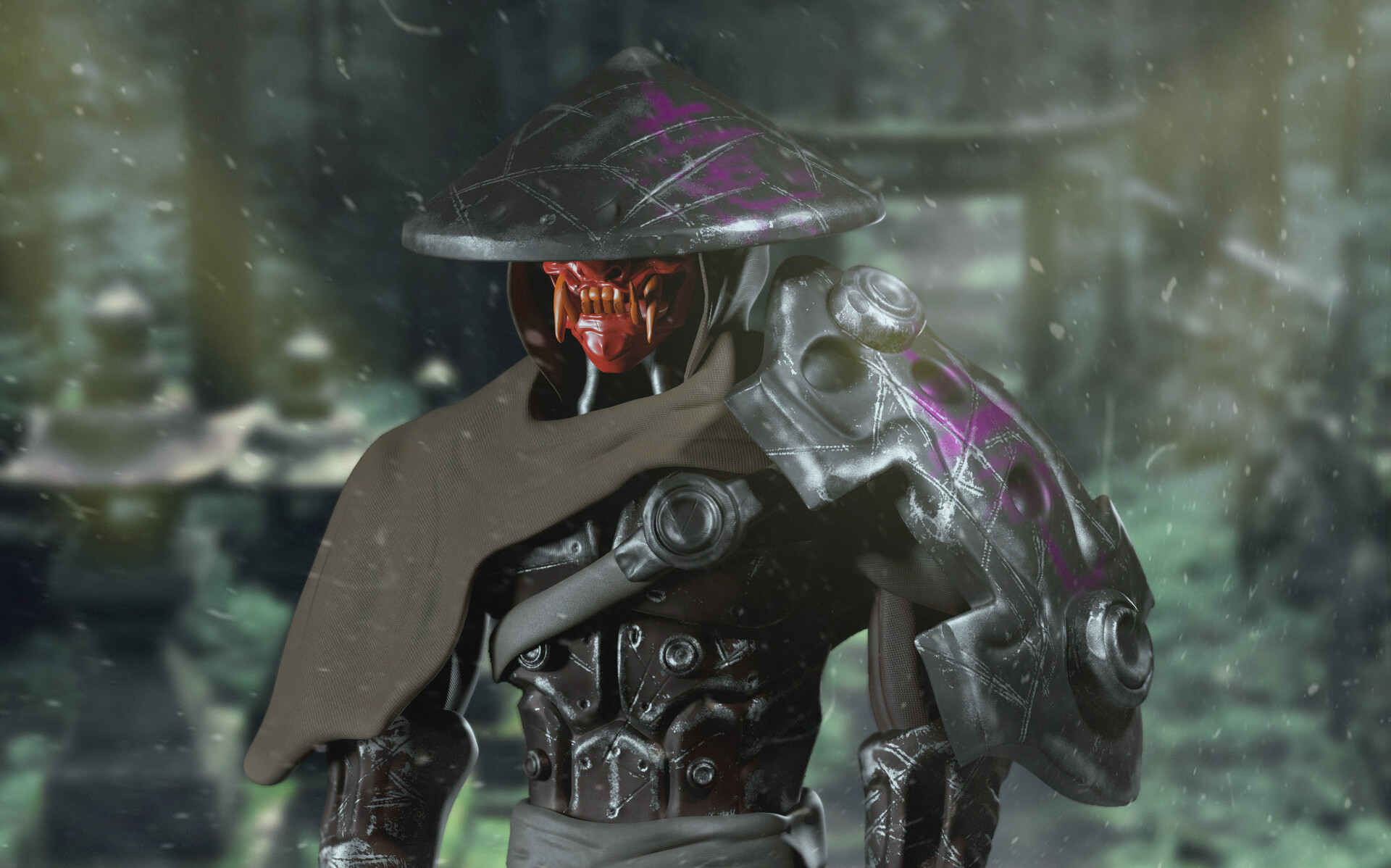 ArtStation - Cyber Tengu #2