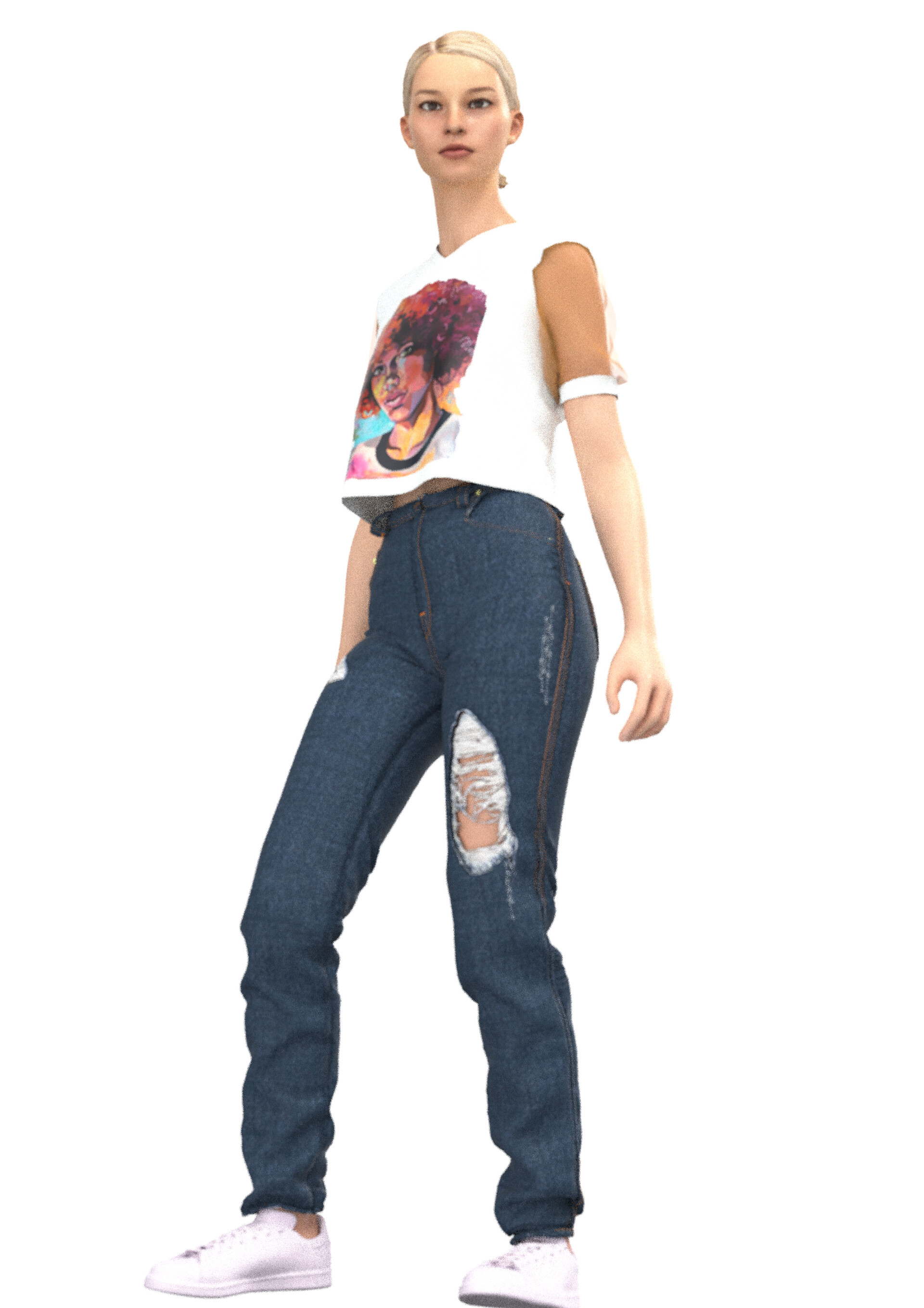 ArtStation - realistic denim