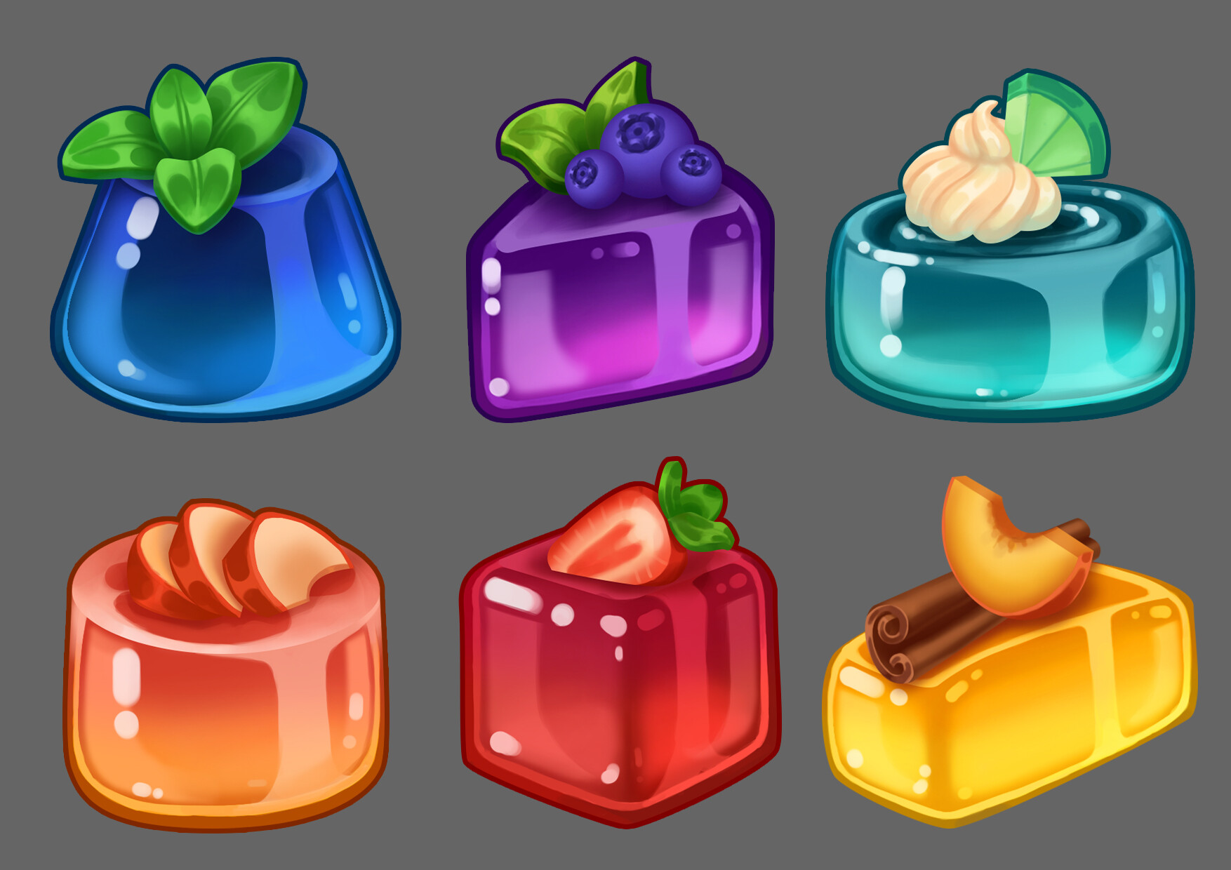 Jelly Cube Vector