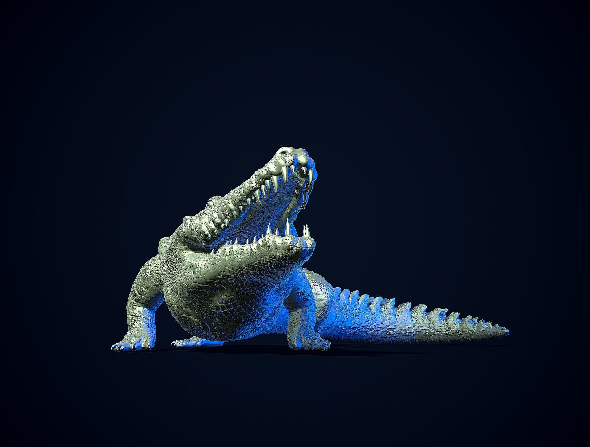 ArtStation - CROCODILE 3D print model