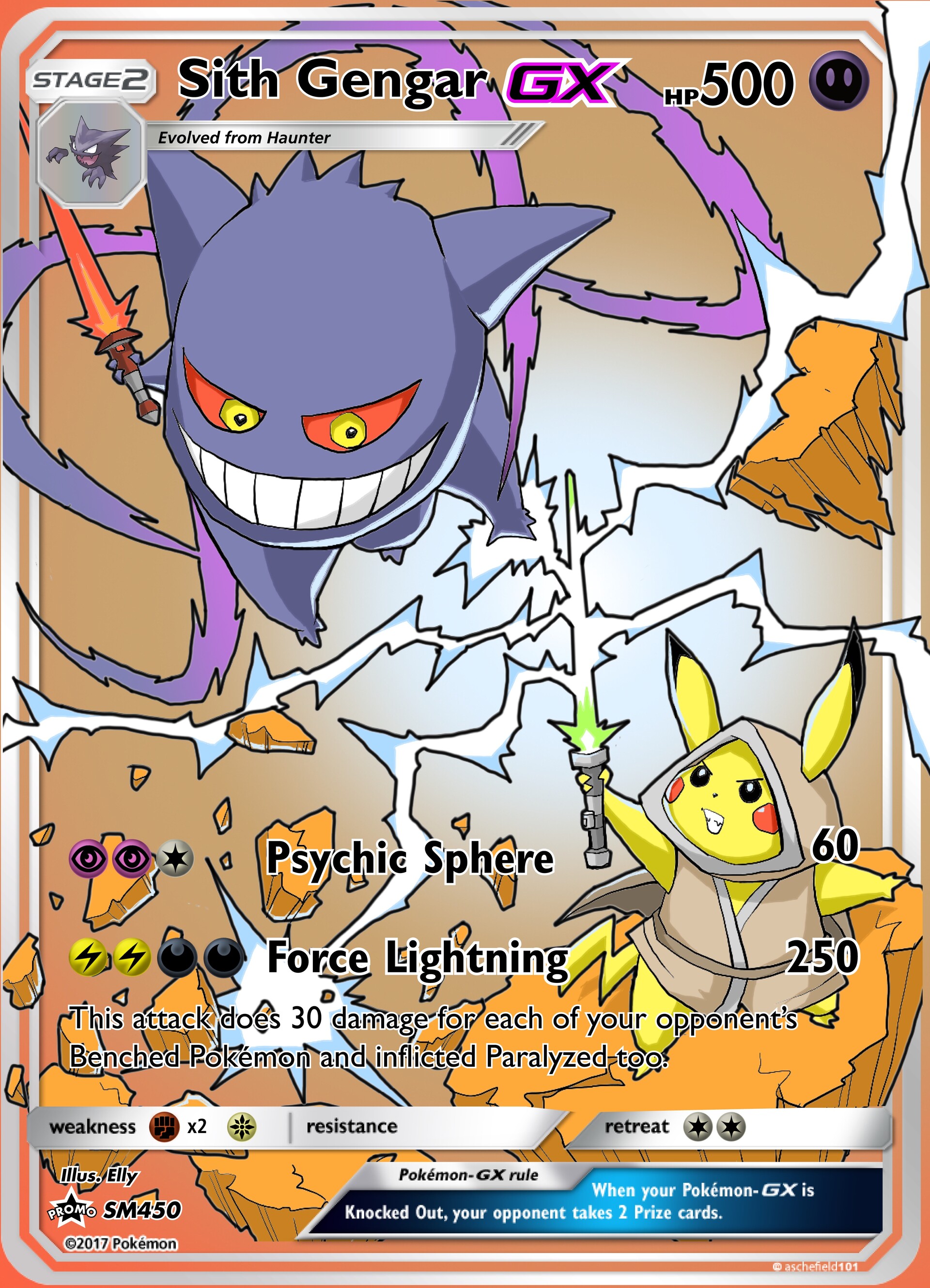 ArtStation - sith gengar tcg