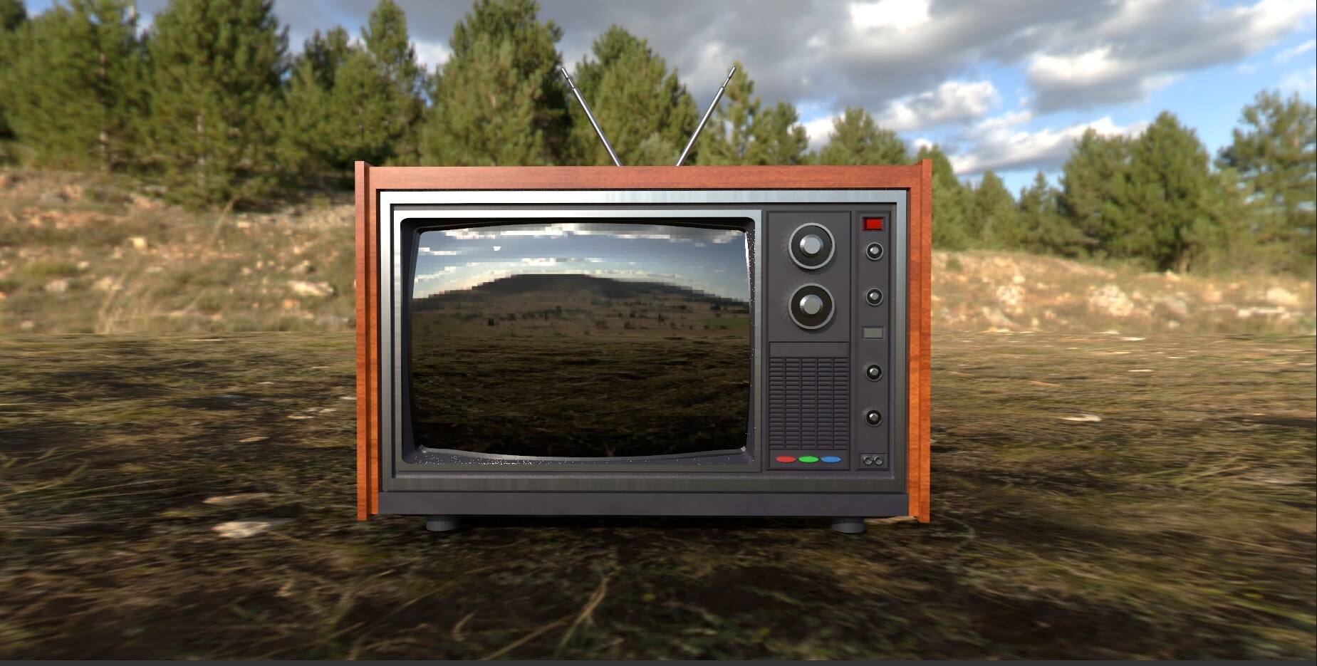 ArtStation - 80s Style Tv