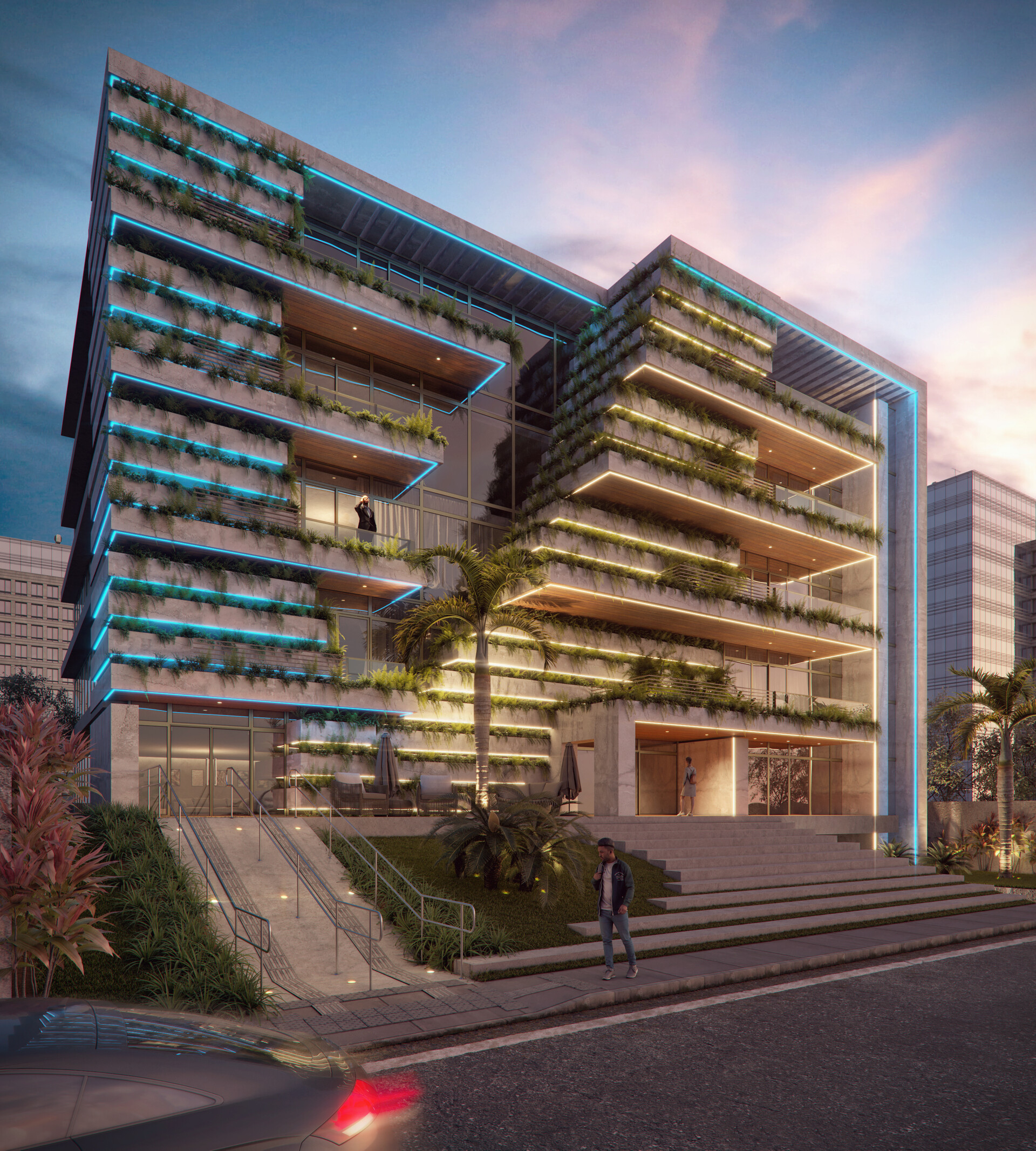 ArtStation - Business Building front