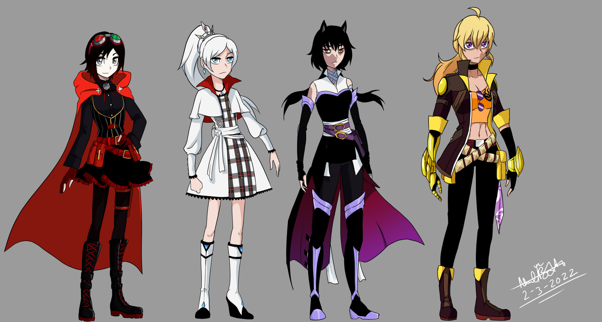 ArtStation - Team RWBY 7e B055 Redesign