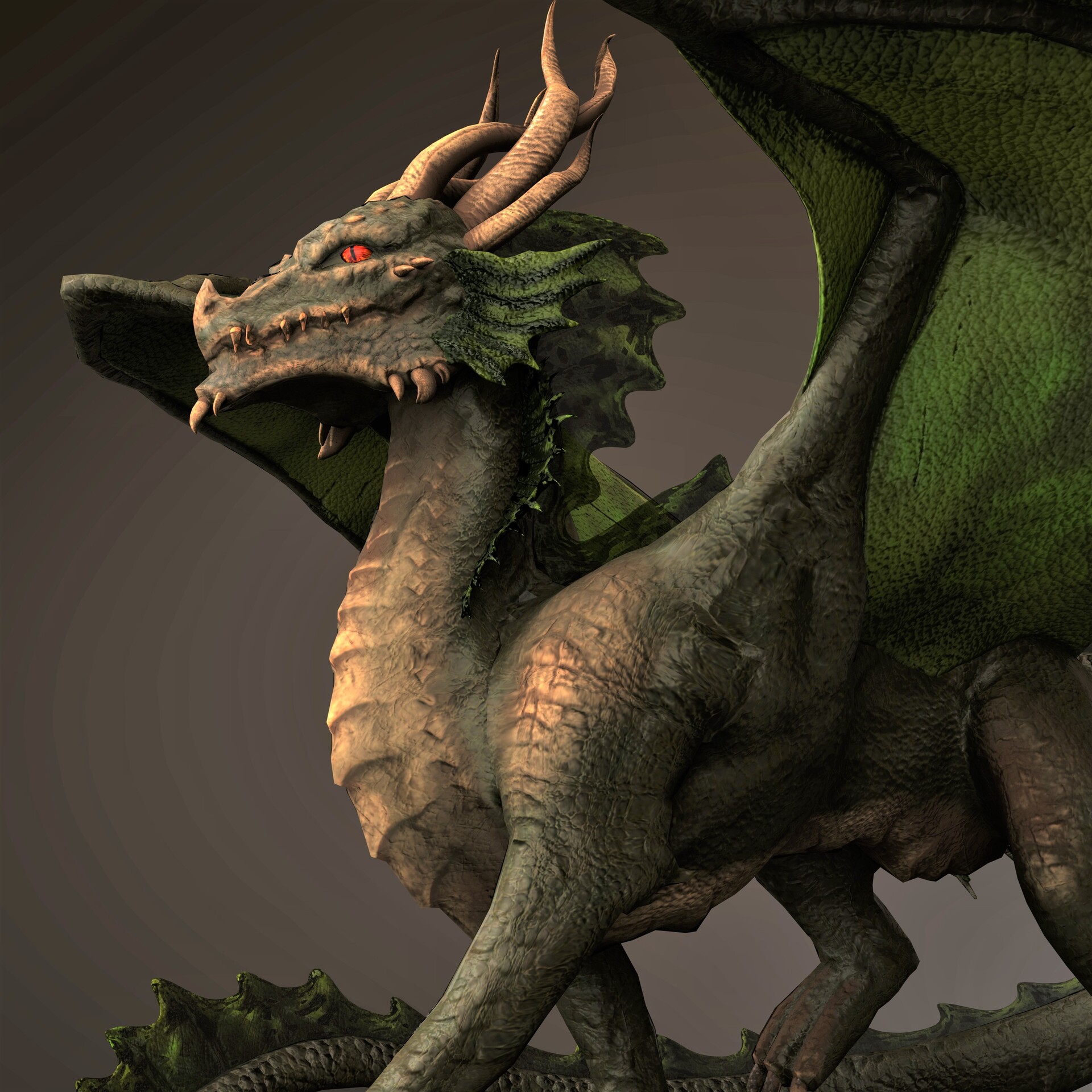 ArtStation - Green Dragon