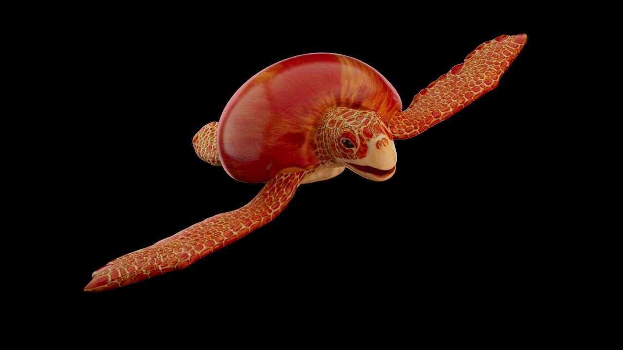 ArtStation - Apple turtle