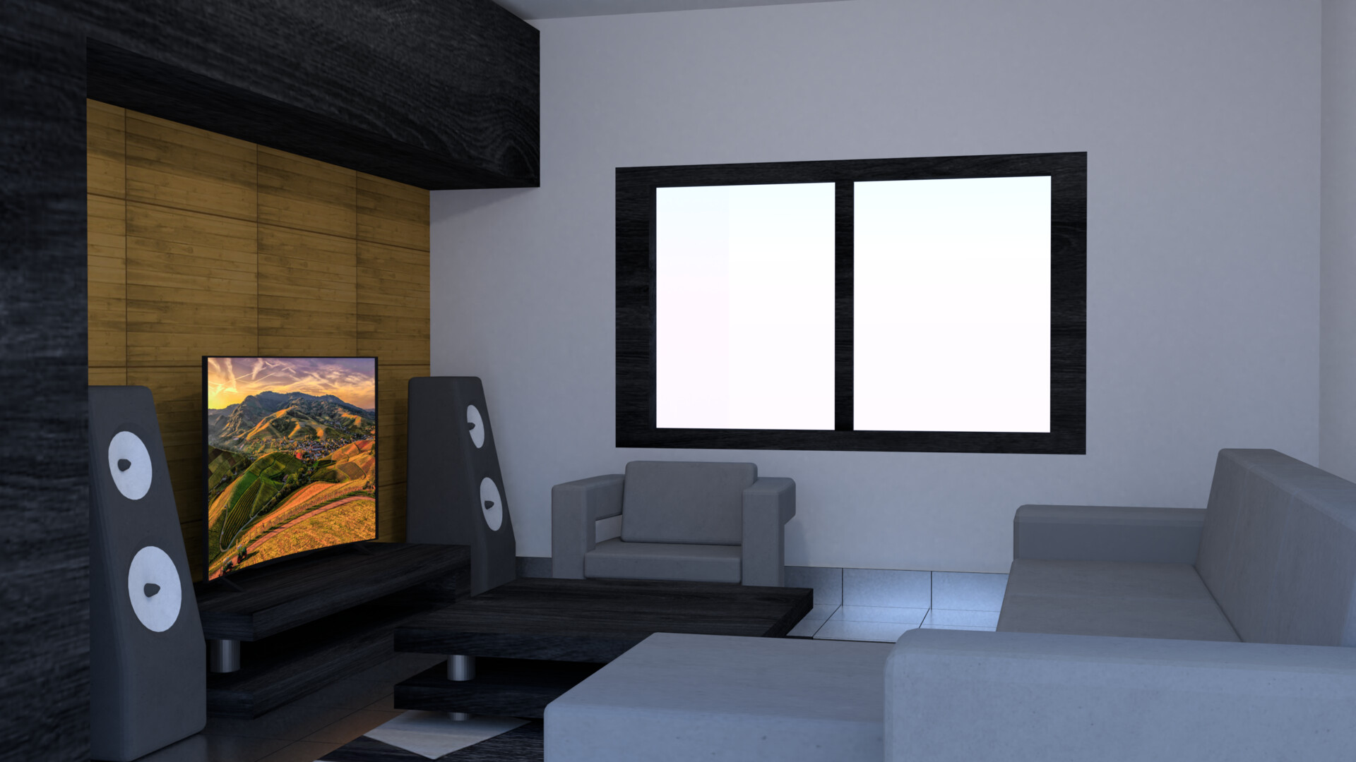 ArtStation - Modern Living room