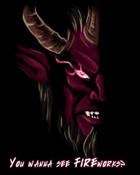 ArtStation - Demon face