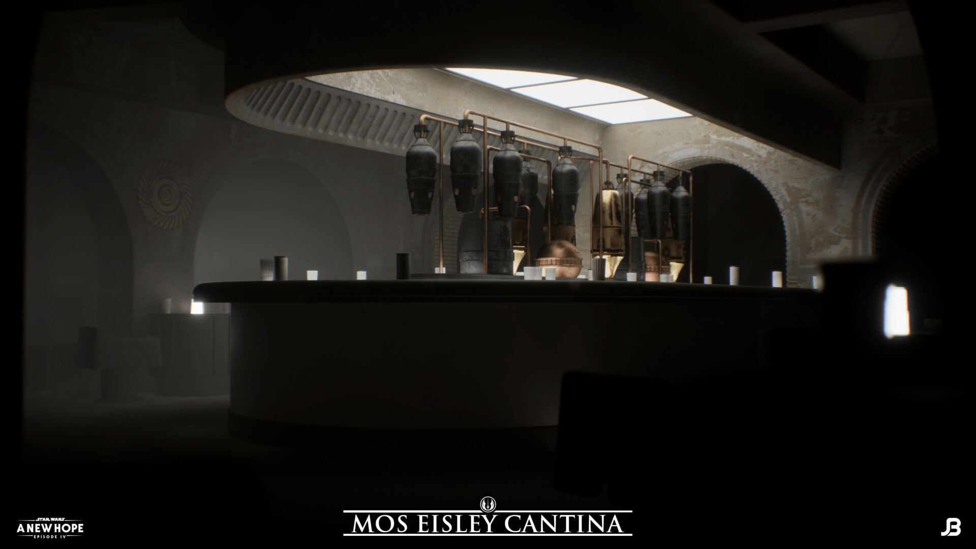 ArtStation - Mos Eisley Cantina - Star Wars IV: A New Hope