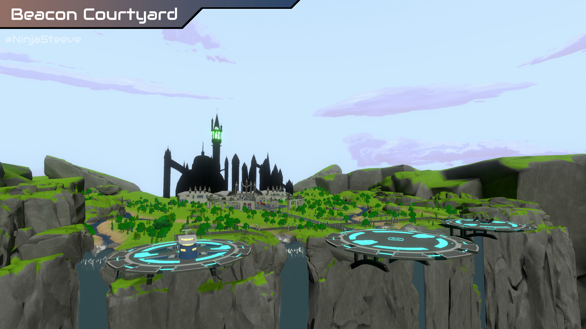 ArtStation - Fan Project: Beacon Courtyard
