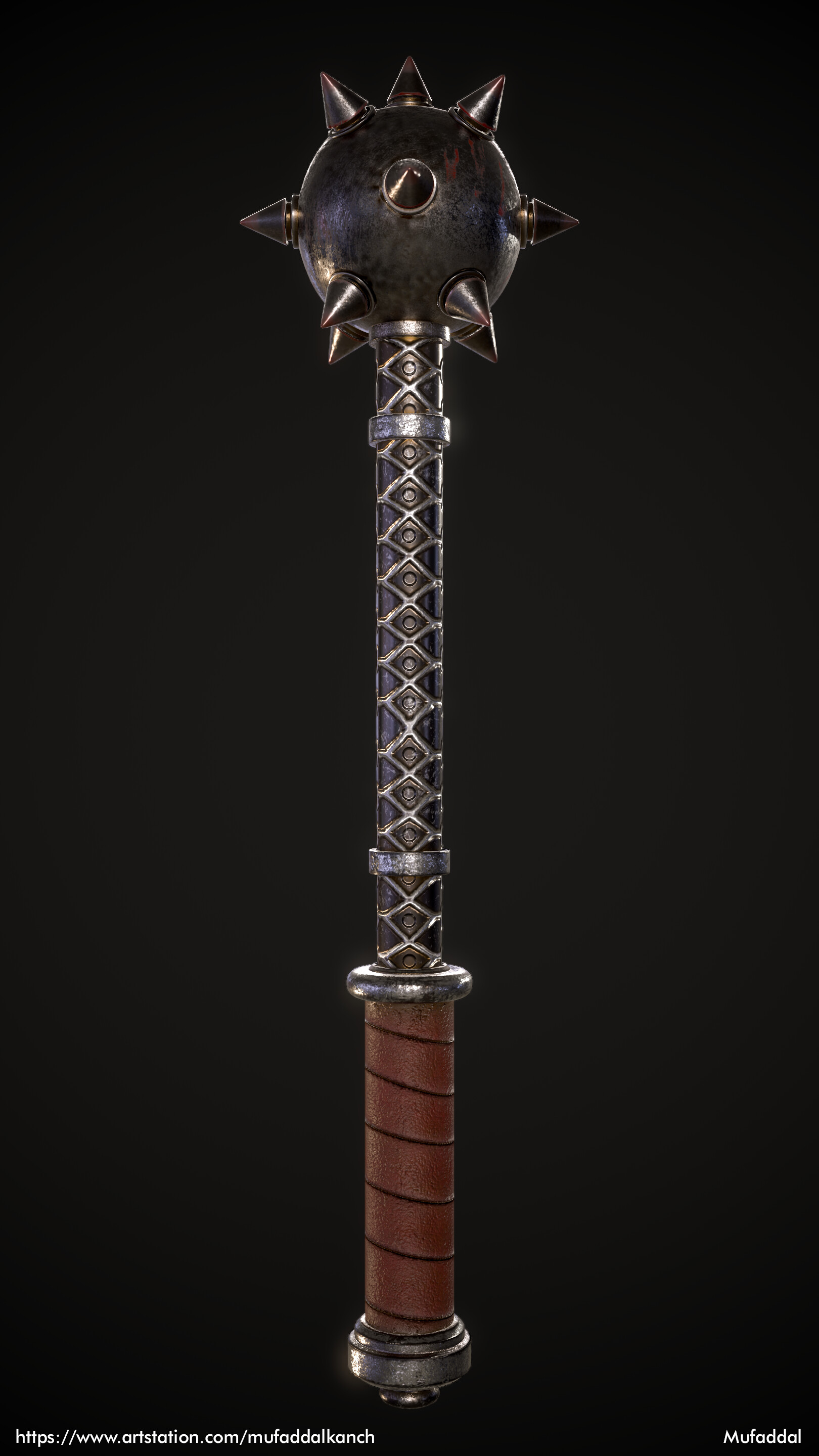 ArtStation - Spike Mace - Inspired by Bilman
