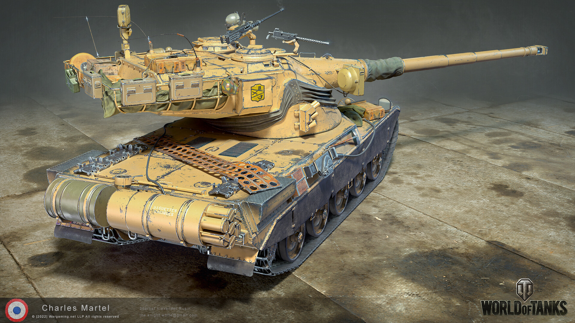 Alexandr Rusin - 3D Style “Charles Martel” for the AMX 50 B