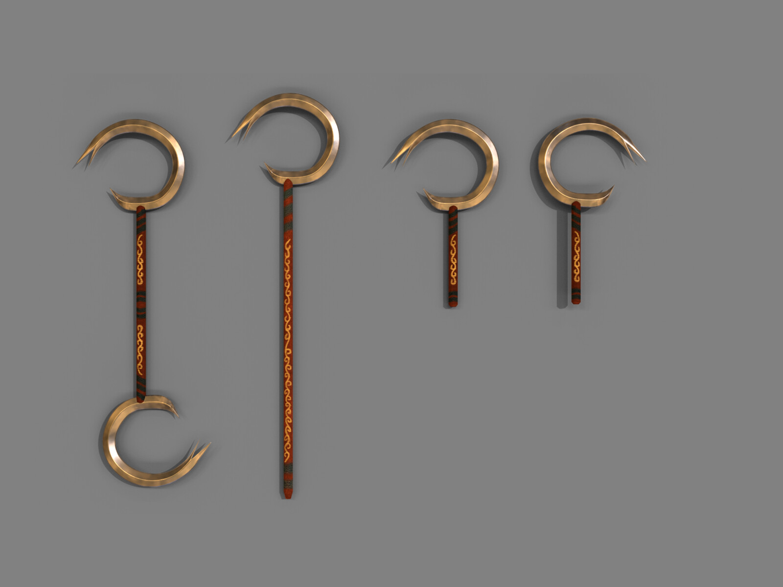 Beckett Miles - Texture Painted Weapons