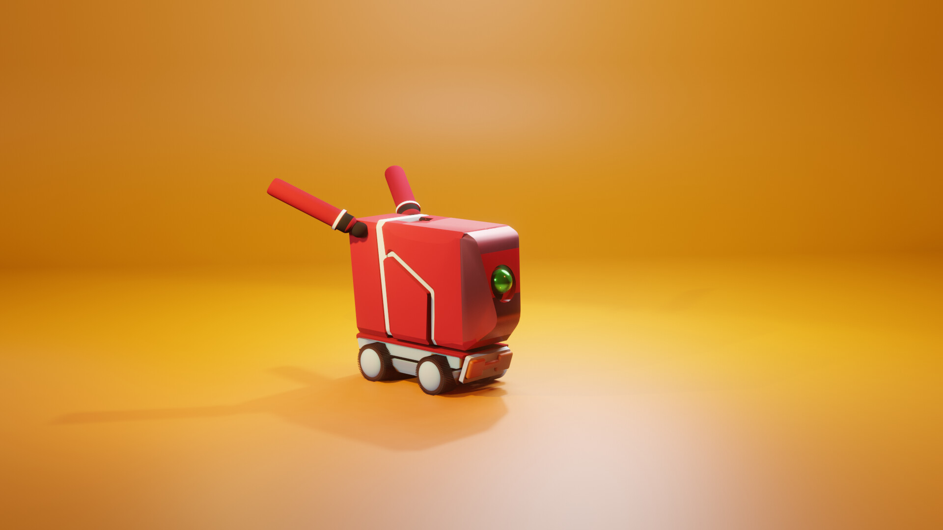 ArtStation - Chibi Mecha Samurai