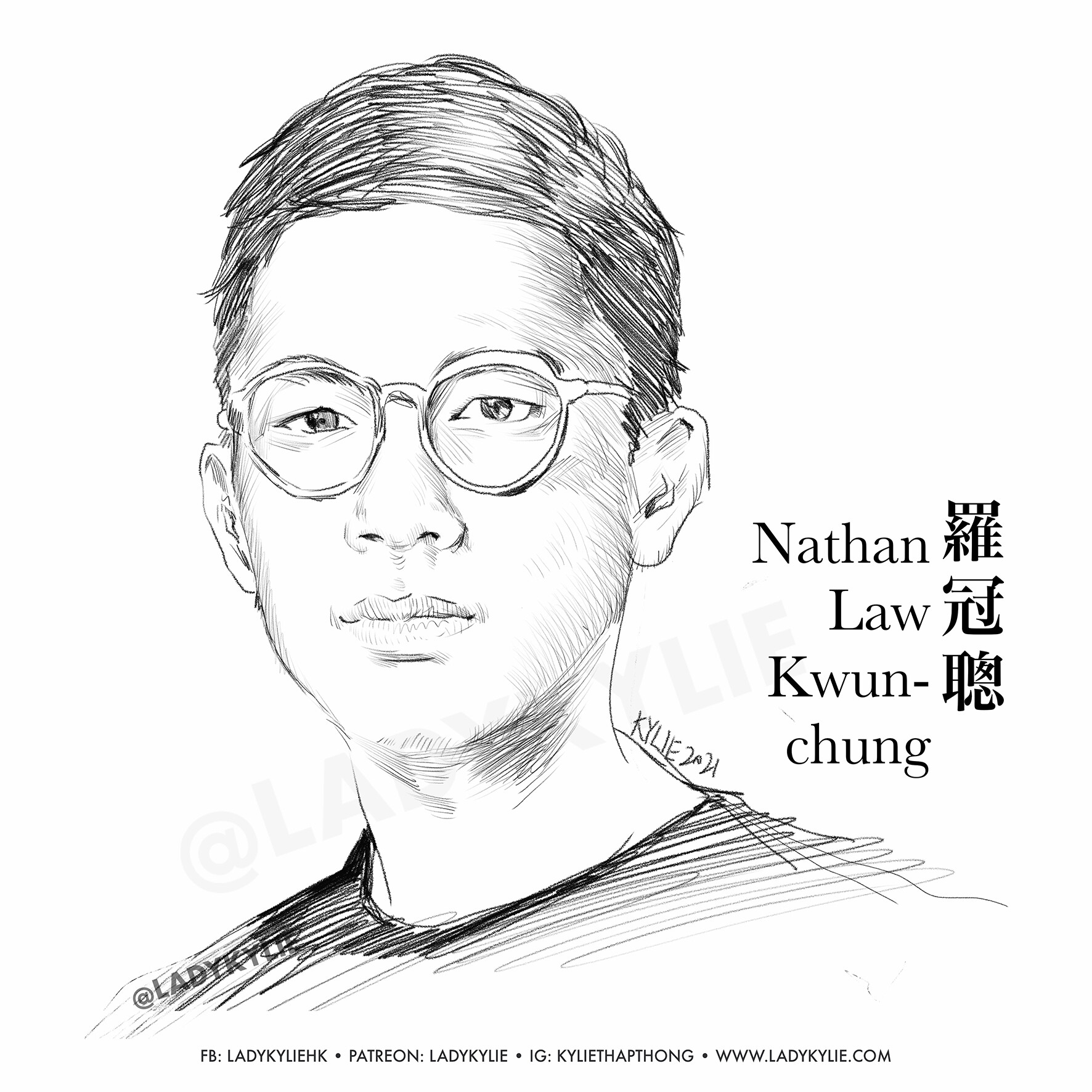 ArtStation - Nathan Law Kwun-chung, an activist and political exile from Hong Kong.