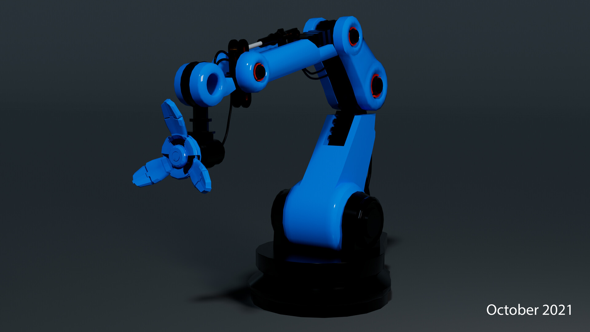 Russell Harper - Mechanical Arm Modelling in Maya