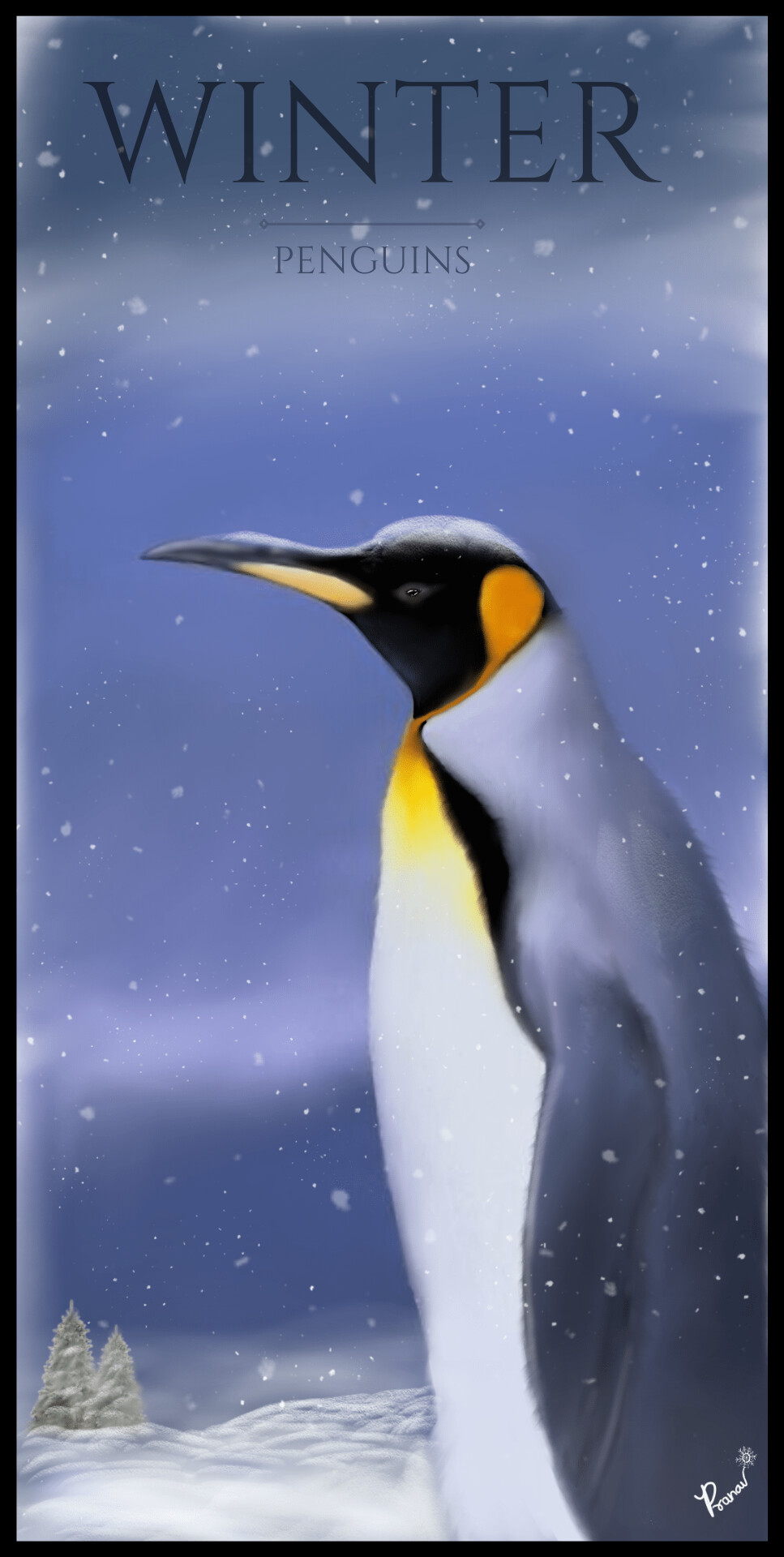 ArtStation - winter penguin
