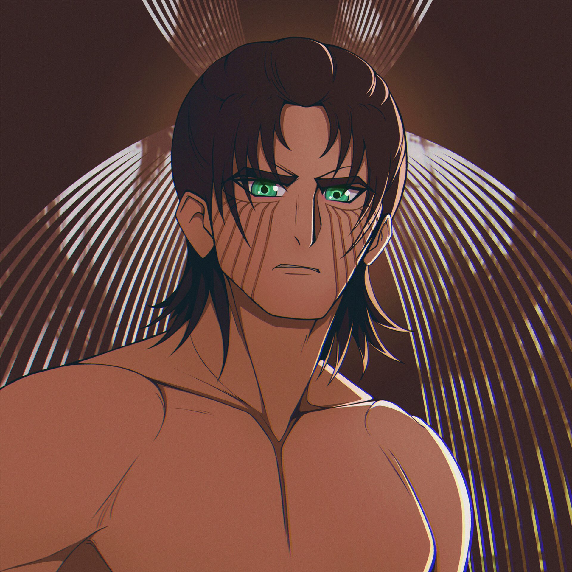 ArtStation - Eren Jaeger - Enemy of Humanity (Attack on Titan)