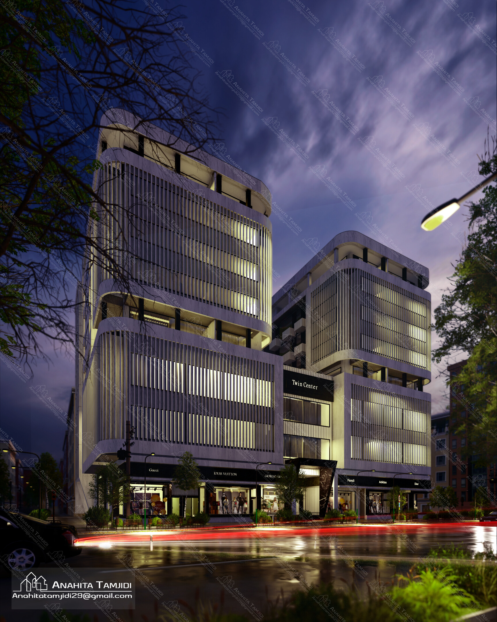 ArtStation - Residential - Commercial - Administrative Project